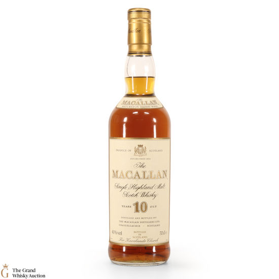 Macallan - 10 Year Old (1990s) Knockando Church Auction | The Grand ...