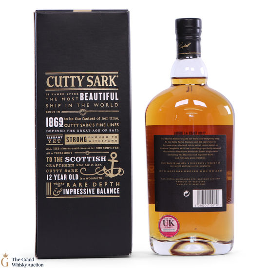 Cutty Sark - 12 Year Old Auction | The Grand Whisky Auction
