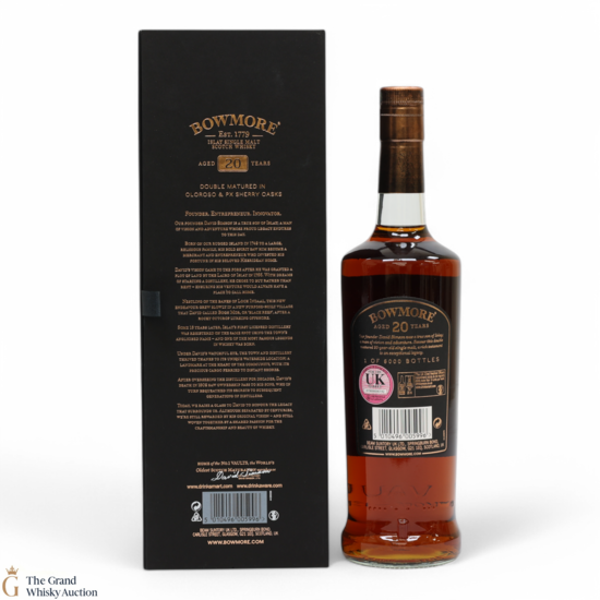 Bowmore - 20 Year Old David Simson Distillery Exclusive 2020 Auction ...