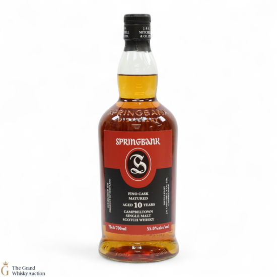 Springbank - 10 Year Old - Fino Cask Matured 2025 Auction | The Grand ...
