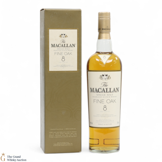 Macallan - 8 Year Old - Fine Oak Auction | The Grand Whisky Auction