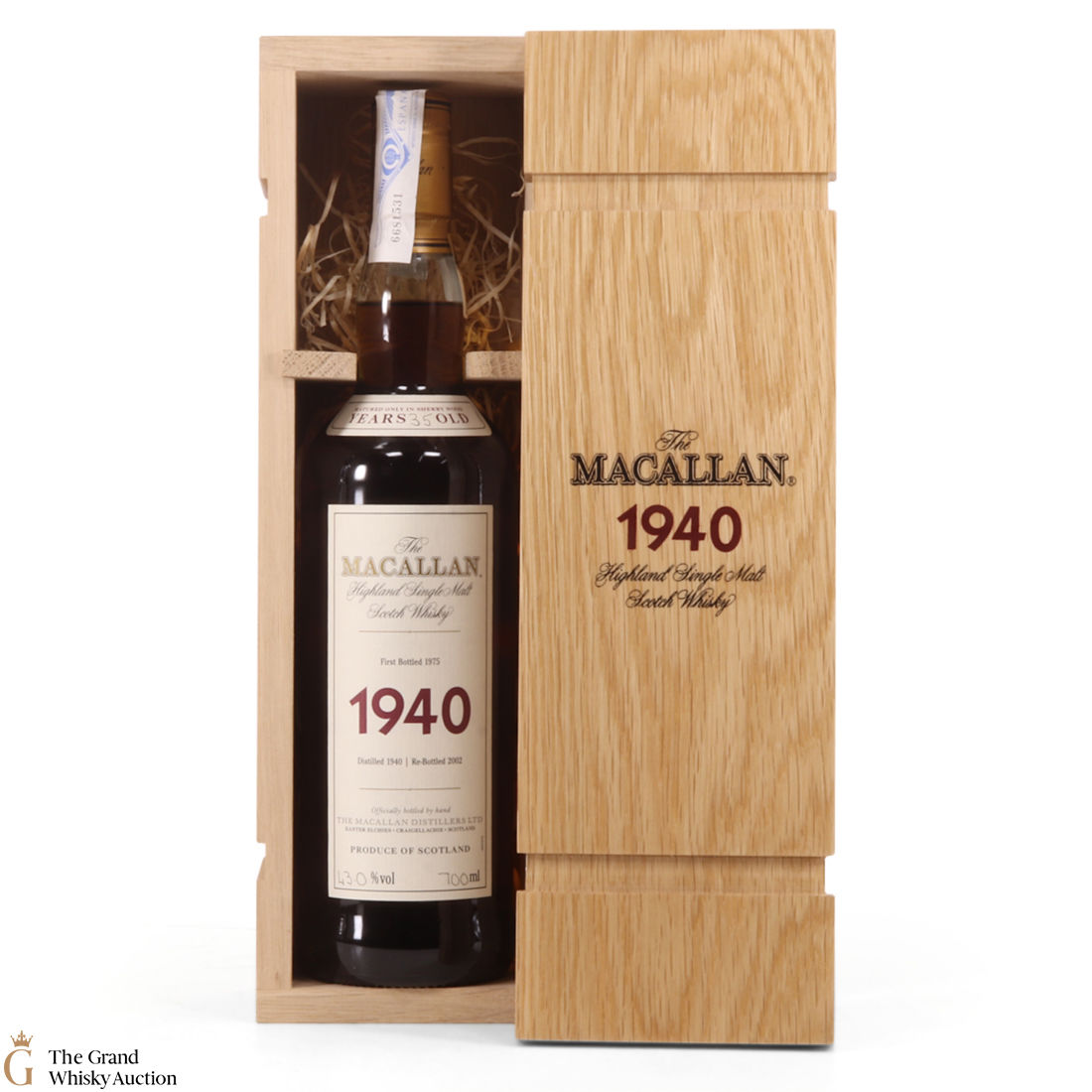 Macallan - 35 Year Old - 1940 Fine & Rare Auction | The Grand Whisky ...