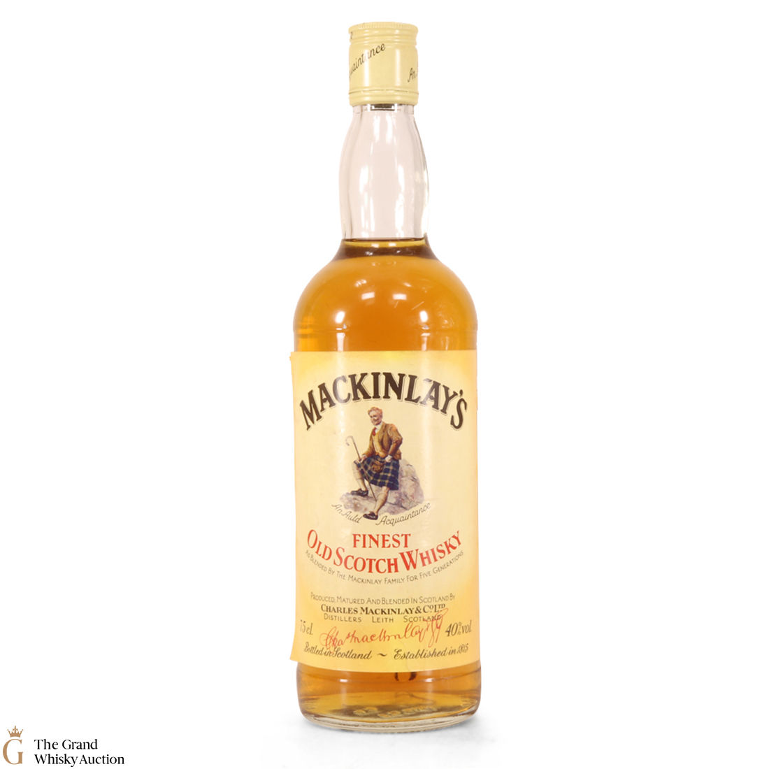 Mackinlay - The Original Finest Old Scotch Whisky 75cl Auction | The ...
