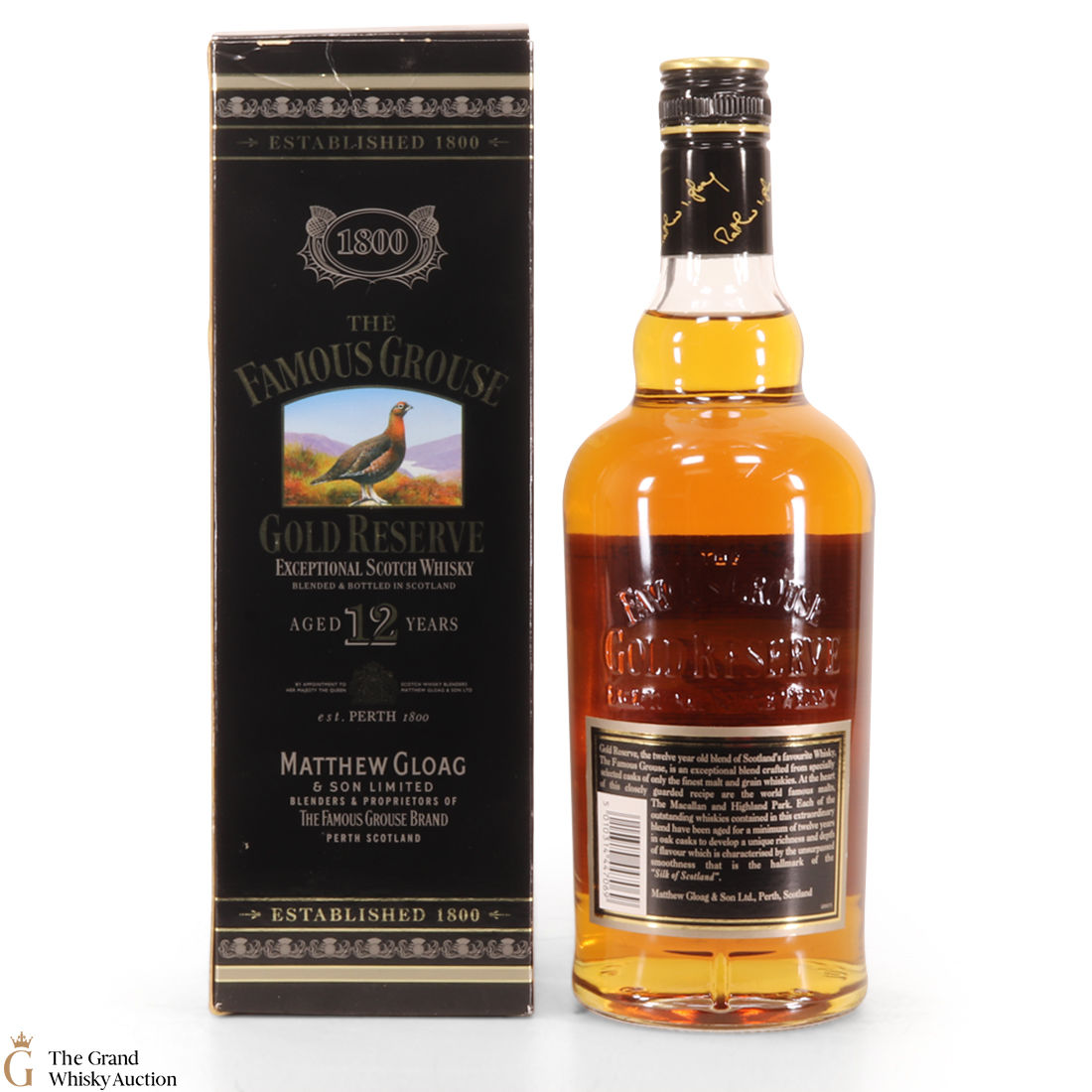 Famous Grouse - 1992 Vintage Matthew Gloag Auction | The Grand Whisky ...