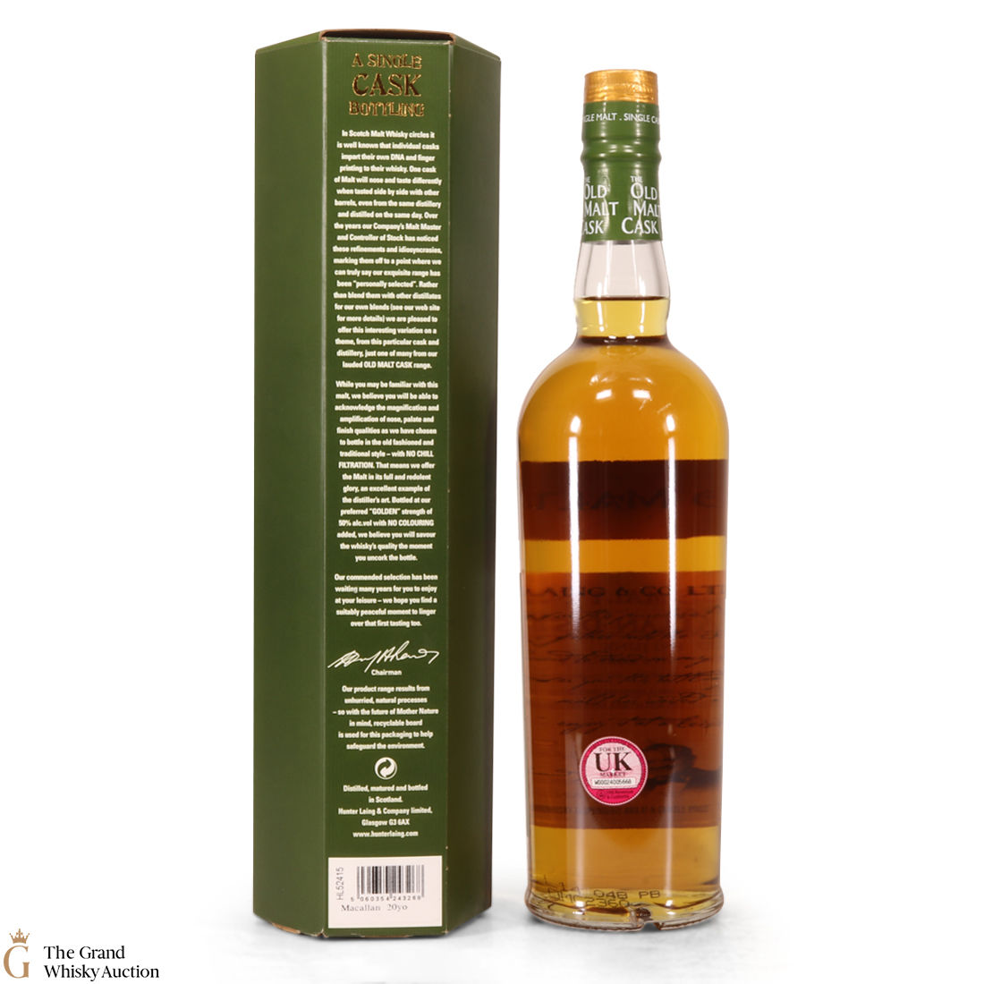 Macallan - 20 Year Old - Old Malt Cask Auction | The Grand Whisky Auction