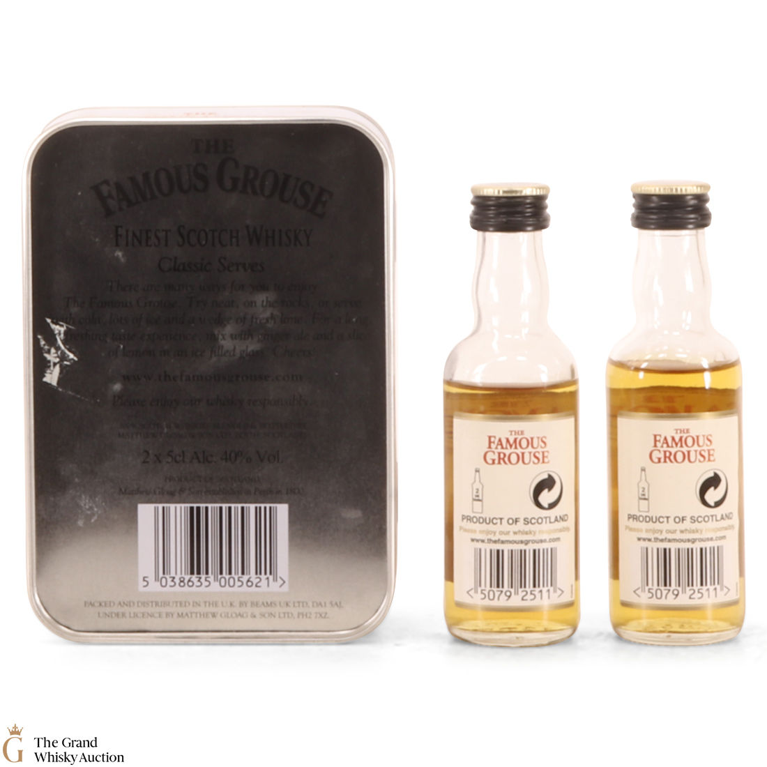 Famous Grouse - Mini Set (2 x 5cl) Auction | The Grand Whisky Auction