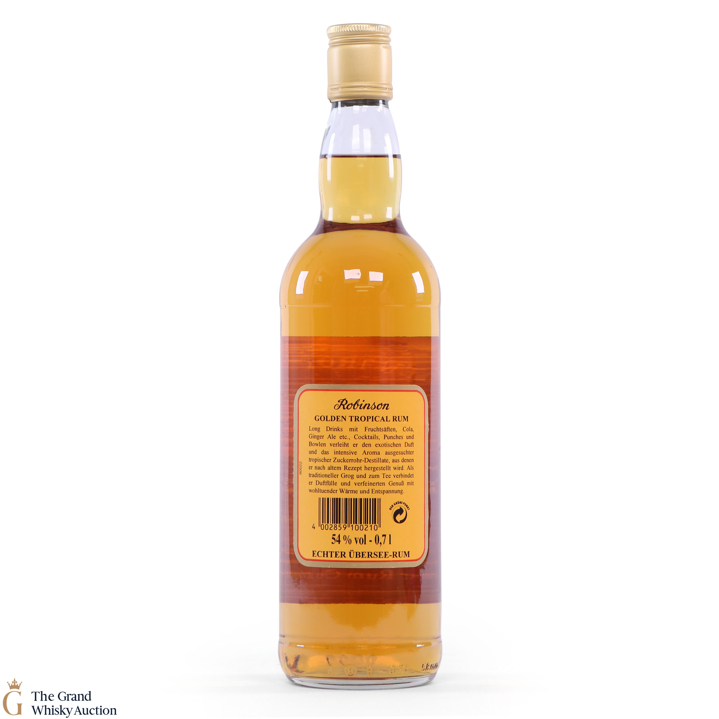 Robinson - Golden Tropical Rum 54% Auction | The Grand Whisky Auction