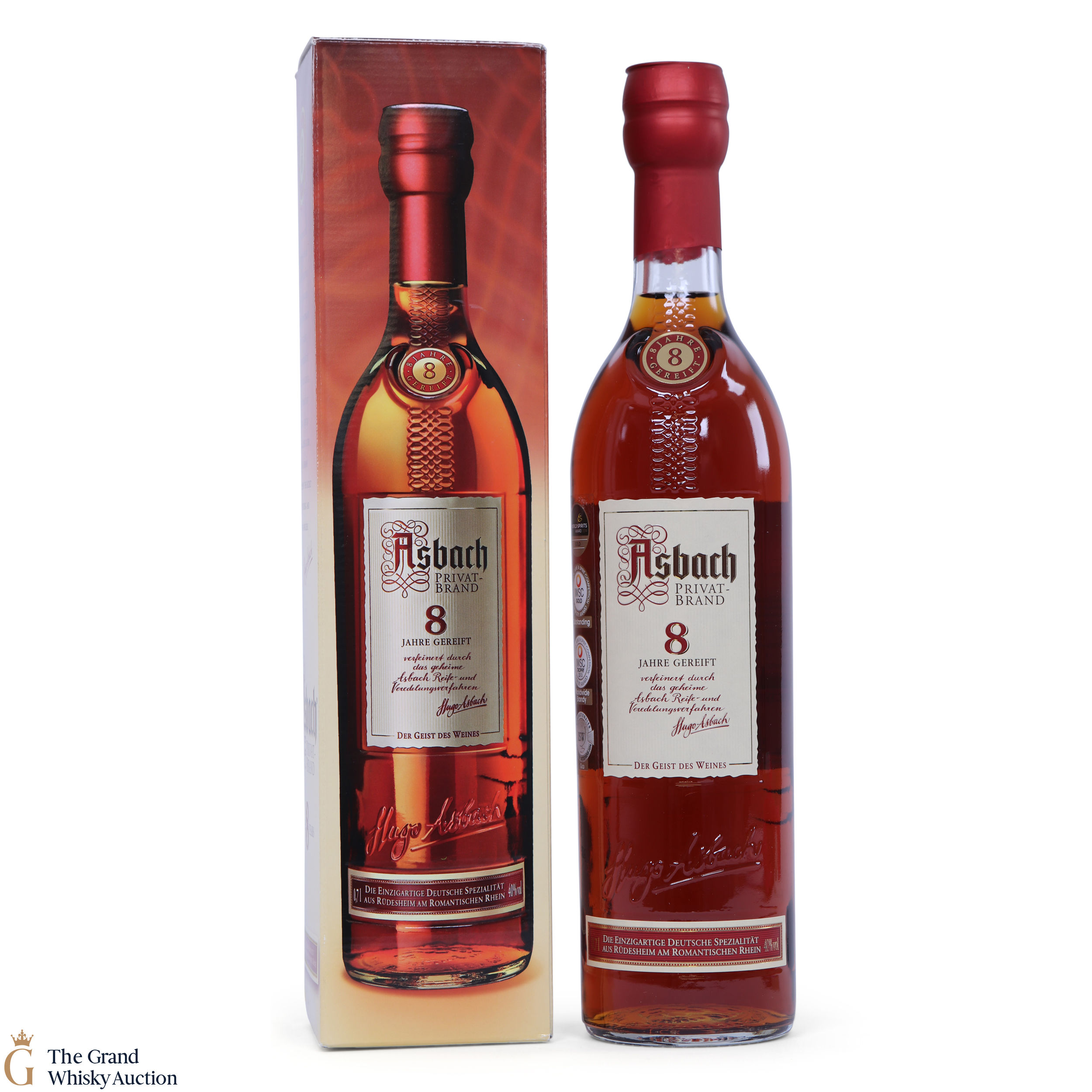 Asbach Uralt - 8 Year Old Brandy Auction | The Grand Whisky Auction
