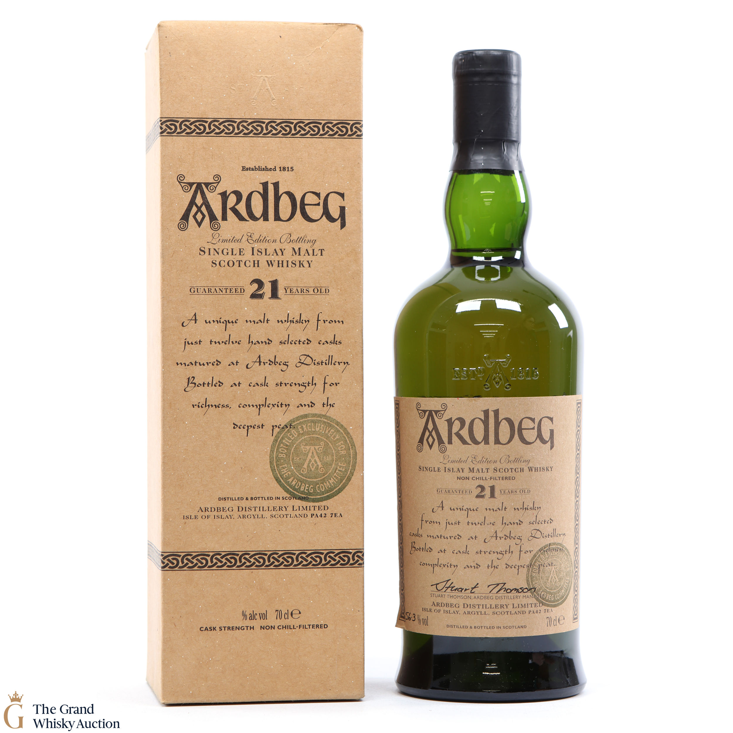 Ardbeg - 21 Year Old - Committee Release (2001) Auction | The Grand ...