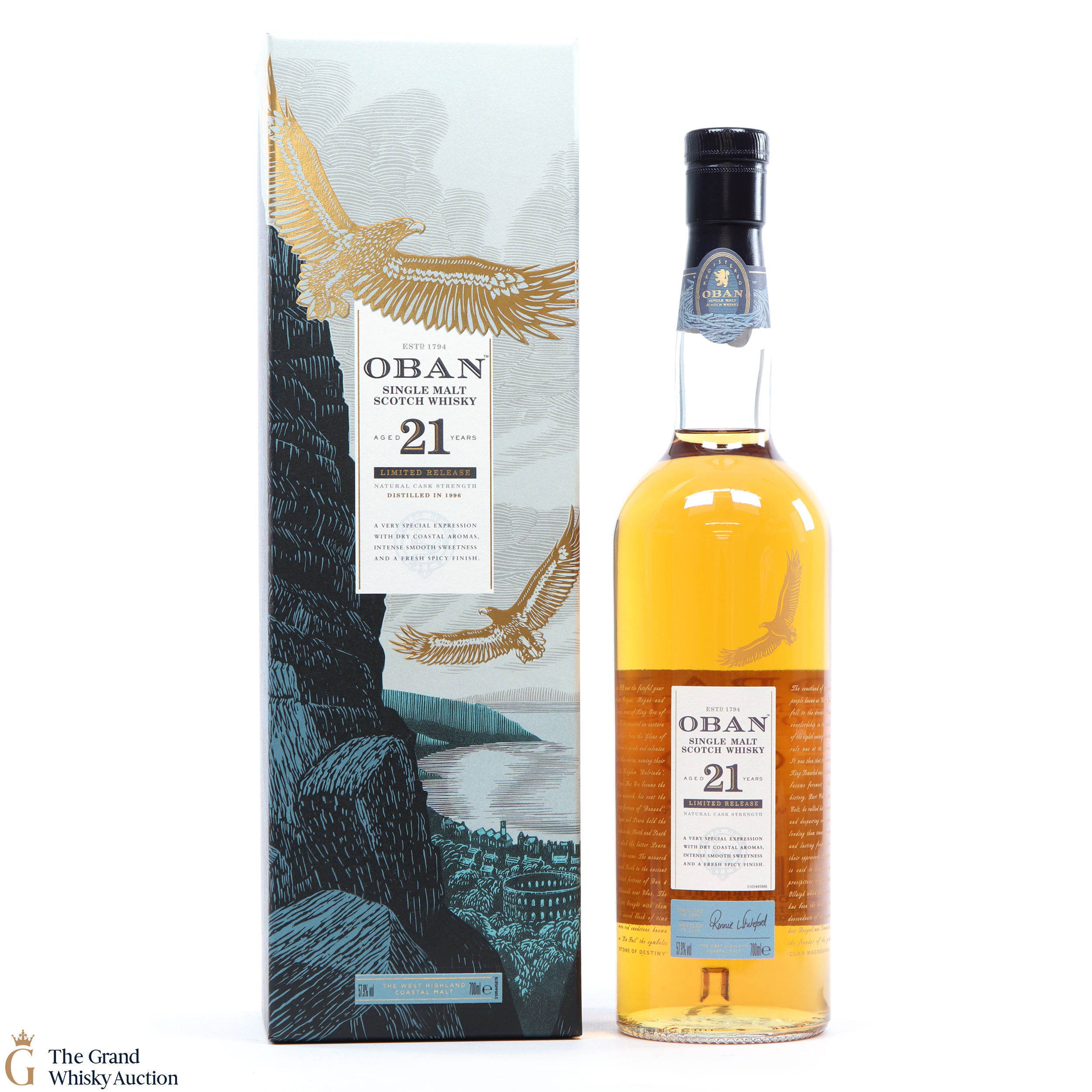 Oban - 21 Year Old 1996 Cask Strength Auction | The Grand Whisky Auction