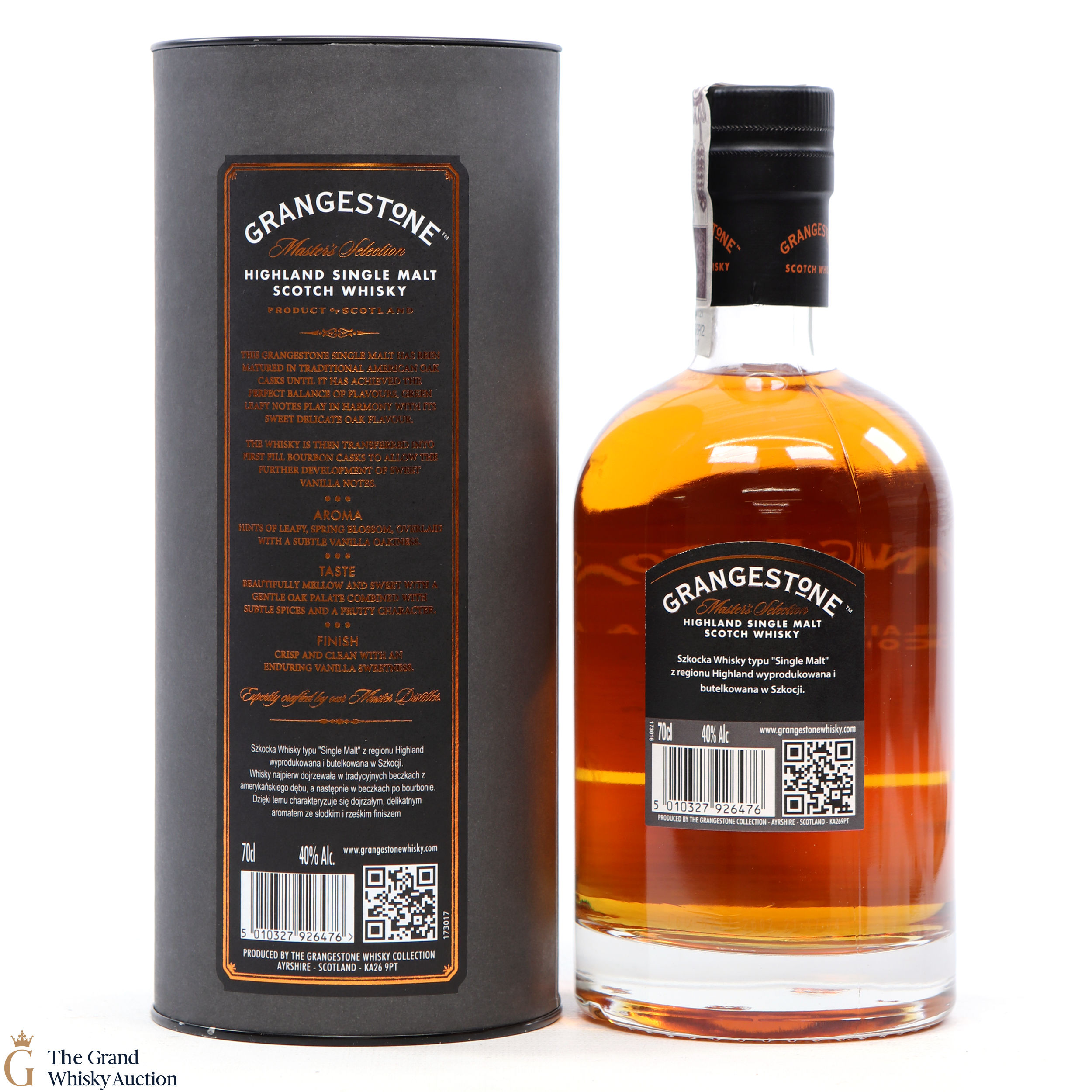 Grangestone - Master's Selection - Double Cask (Import) Auction | The ...
