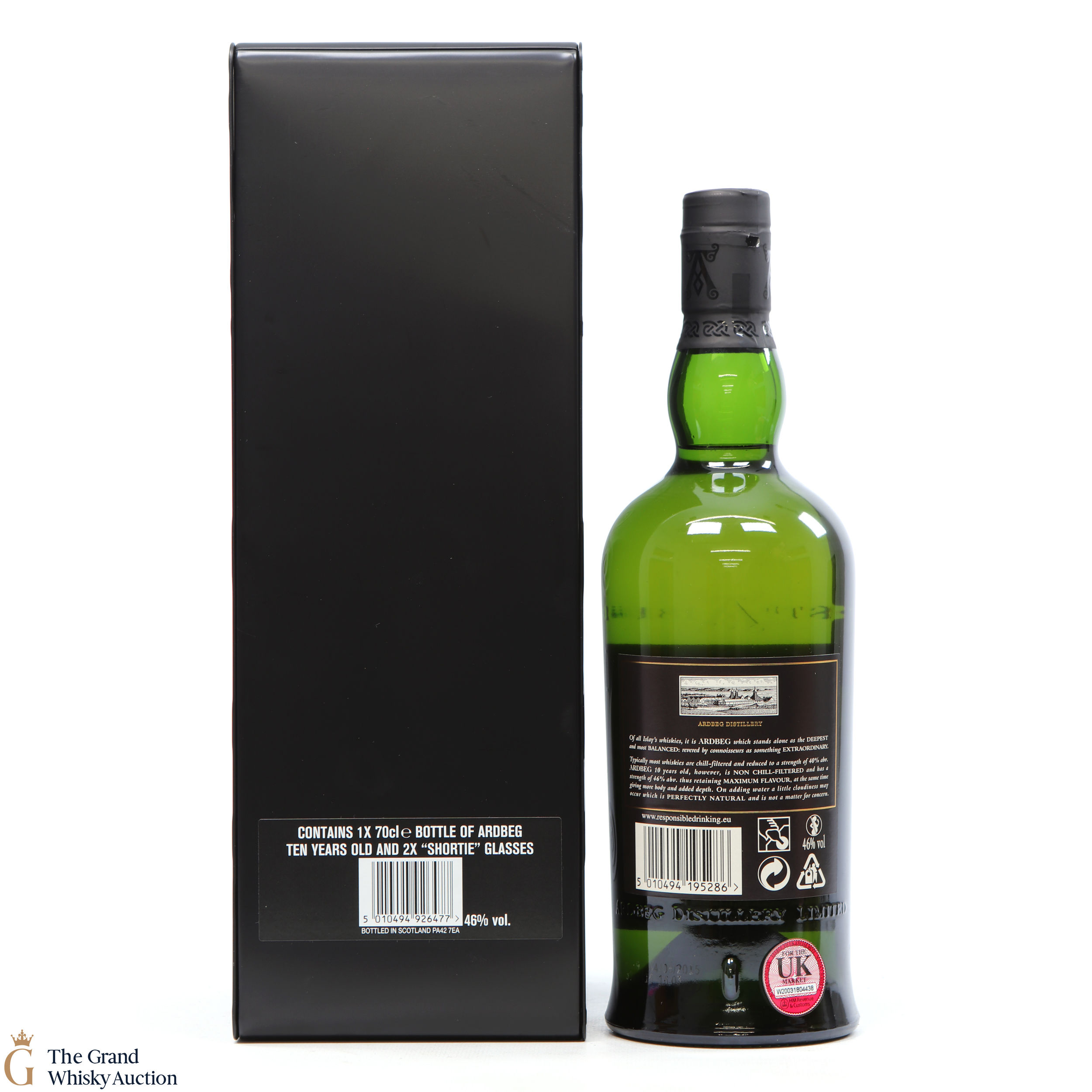 Ardbeg - 10 Year Old & 2 x Shortie Glasses (Gift Set) Auction | The ...