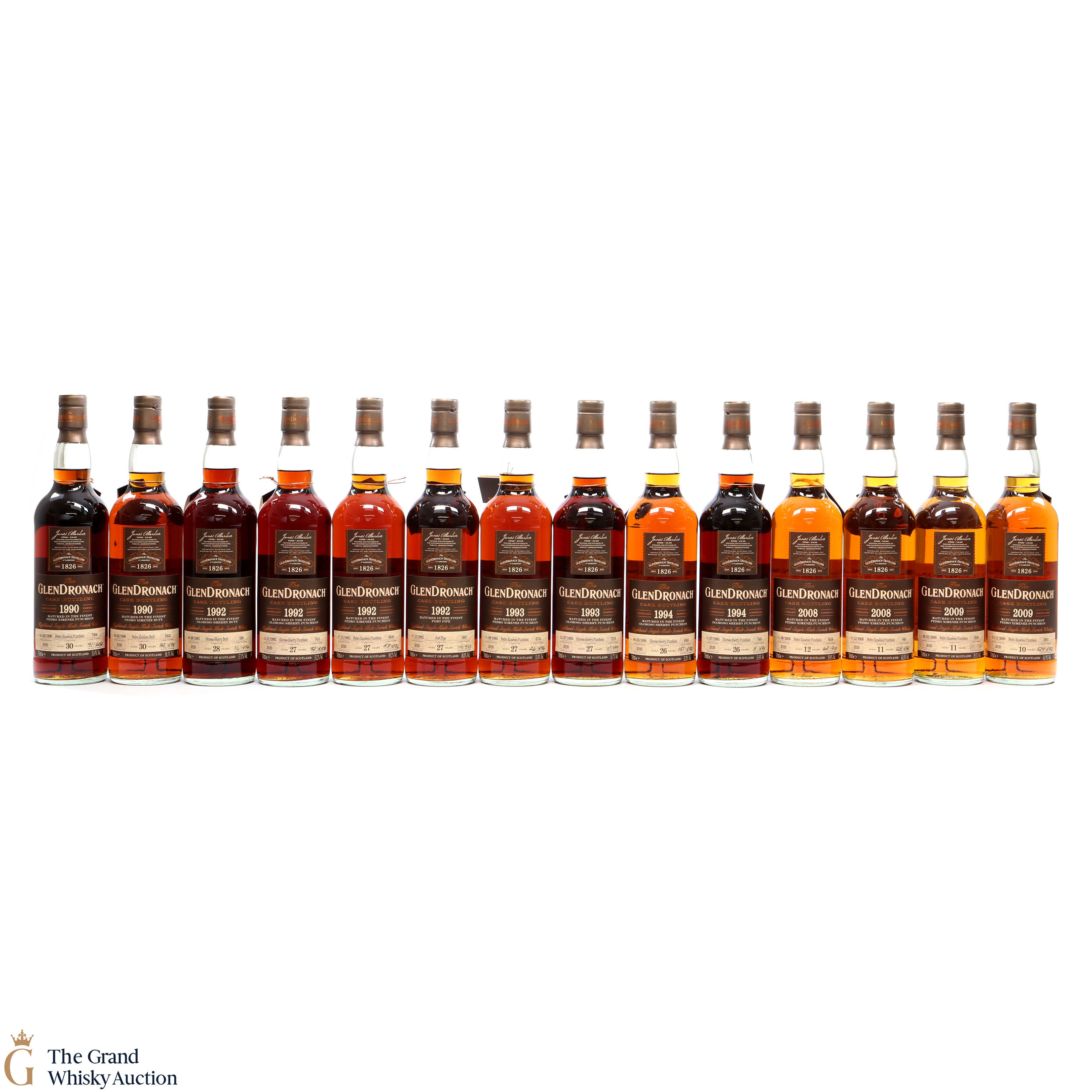 Glendronach - Complete Collection Batch #18 Auction | The Grand Whisky ...