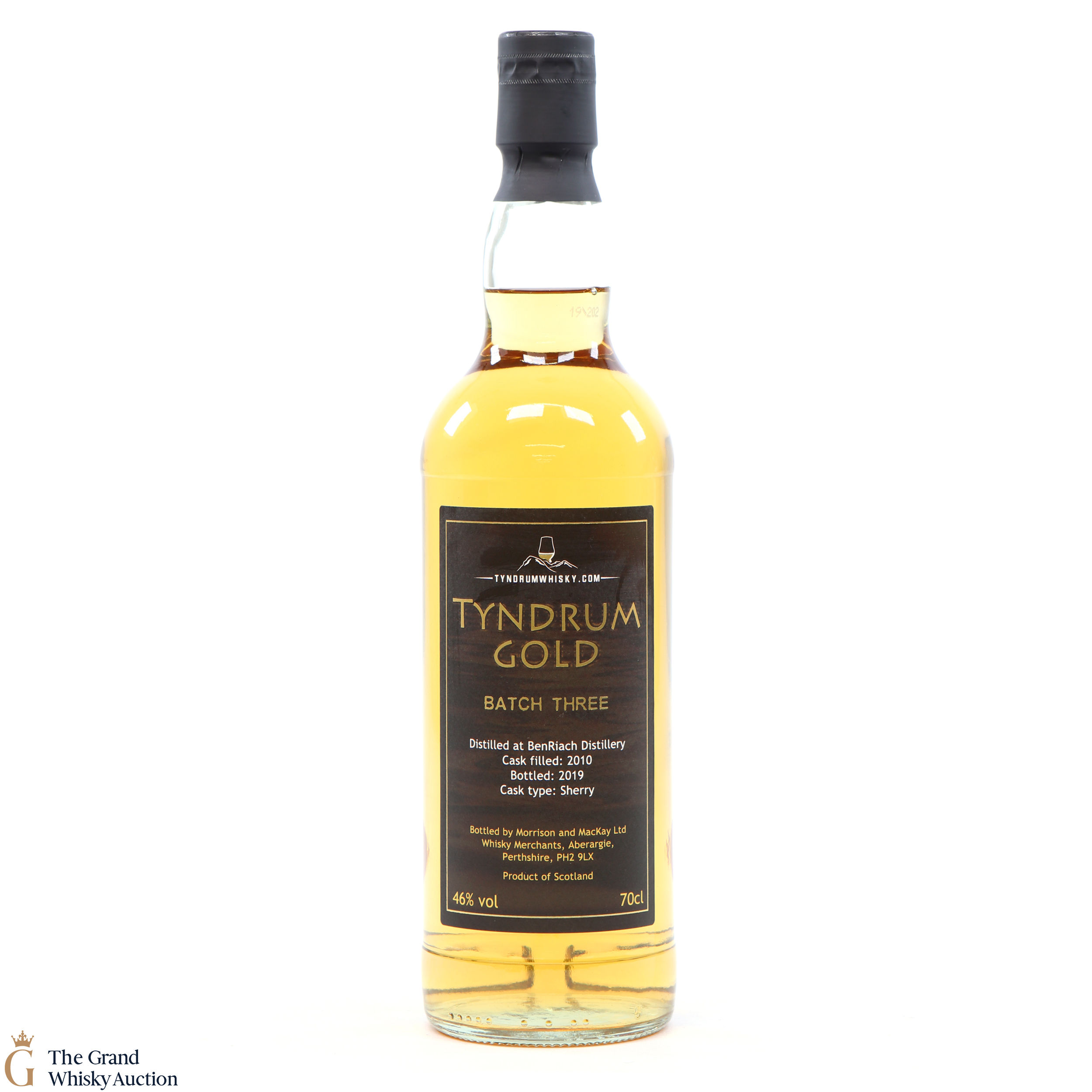Benriach - Tyndrum Gold Batch 3 2010 / 2019 Auction | The Grand Whisky ...