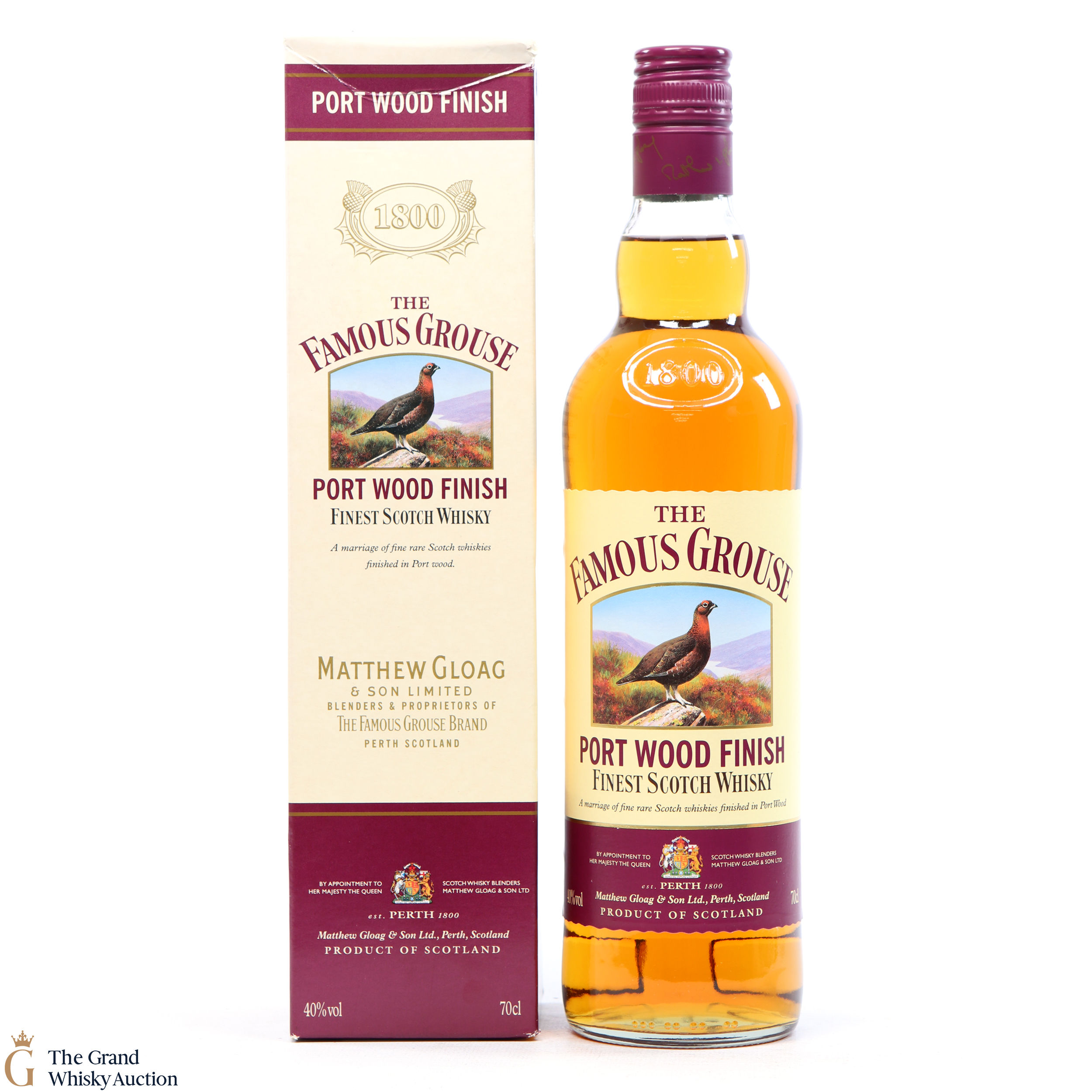 Famous Grouse - Port Wood Finish Matthew Gloag Auction | The Grand ...