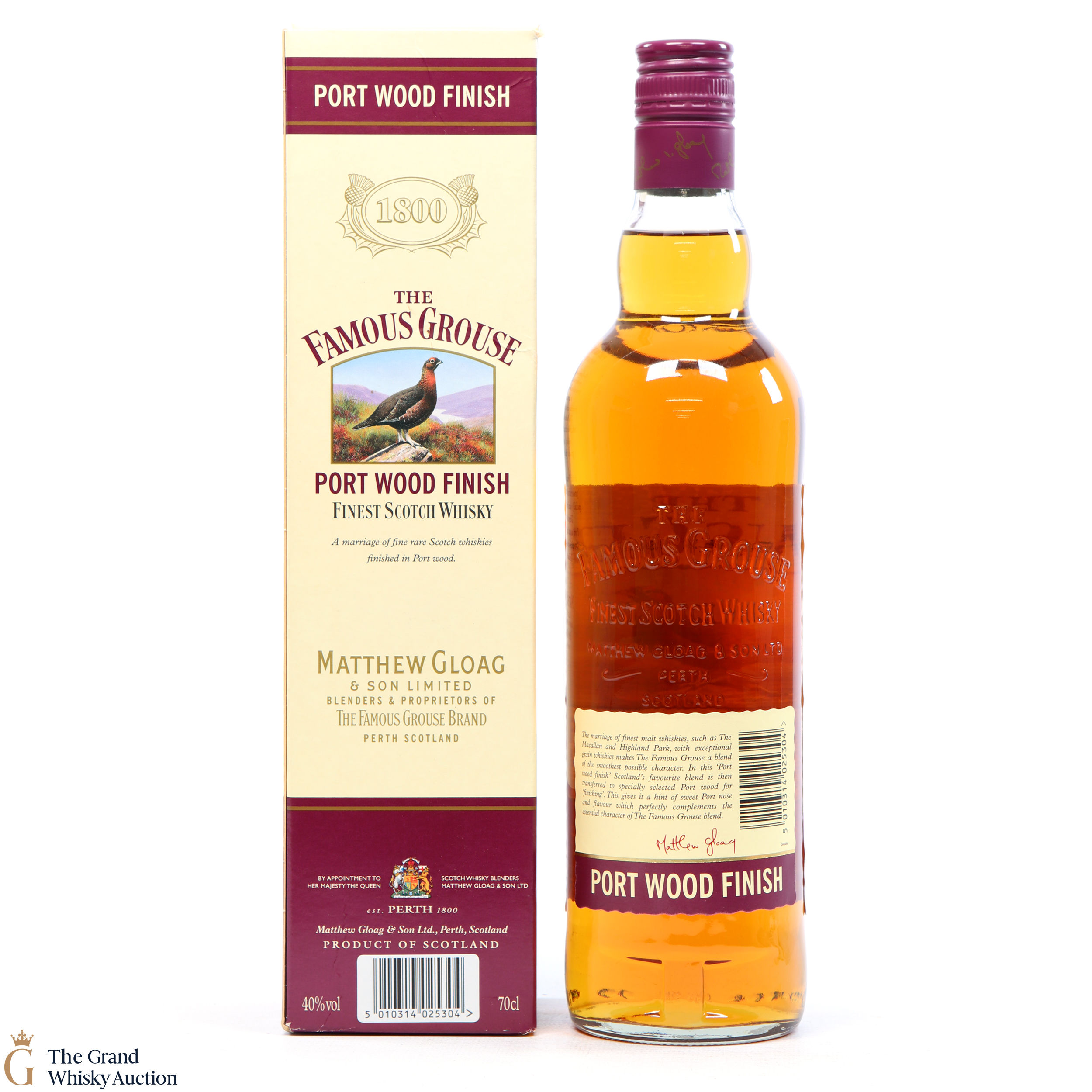Famous Grouse - Port Wood Finish Matthew Gloag Auction | The Grand ...