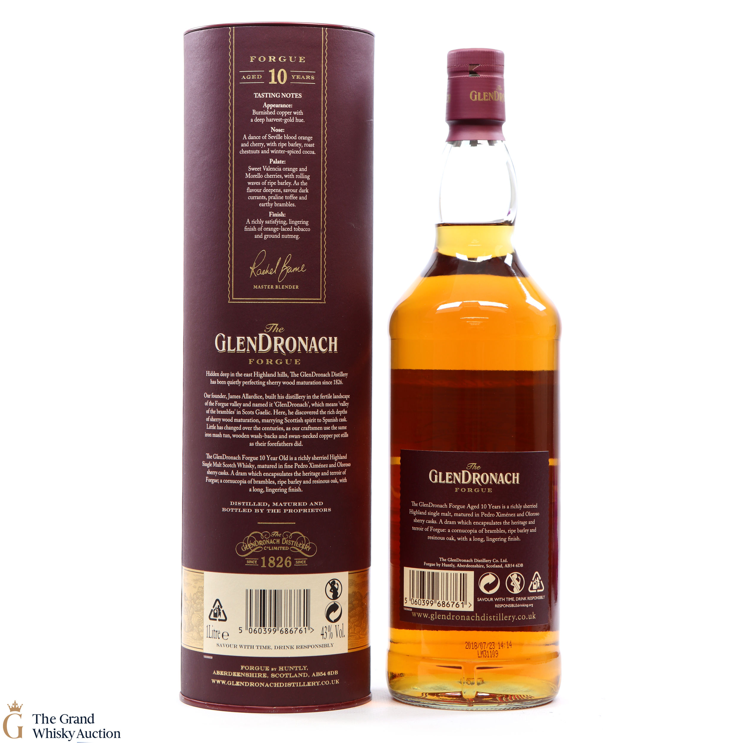 Glendronach - 10 Year Old - Forgue (1L) Auction | The Grand Whisky Auction