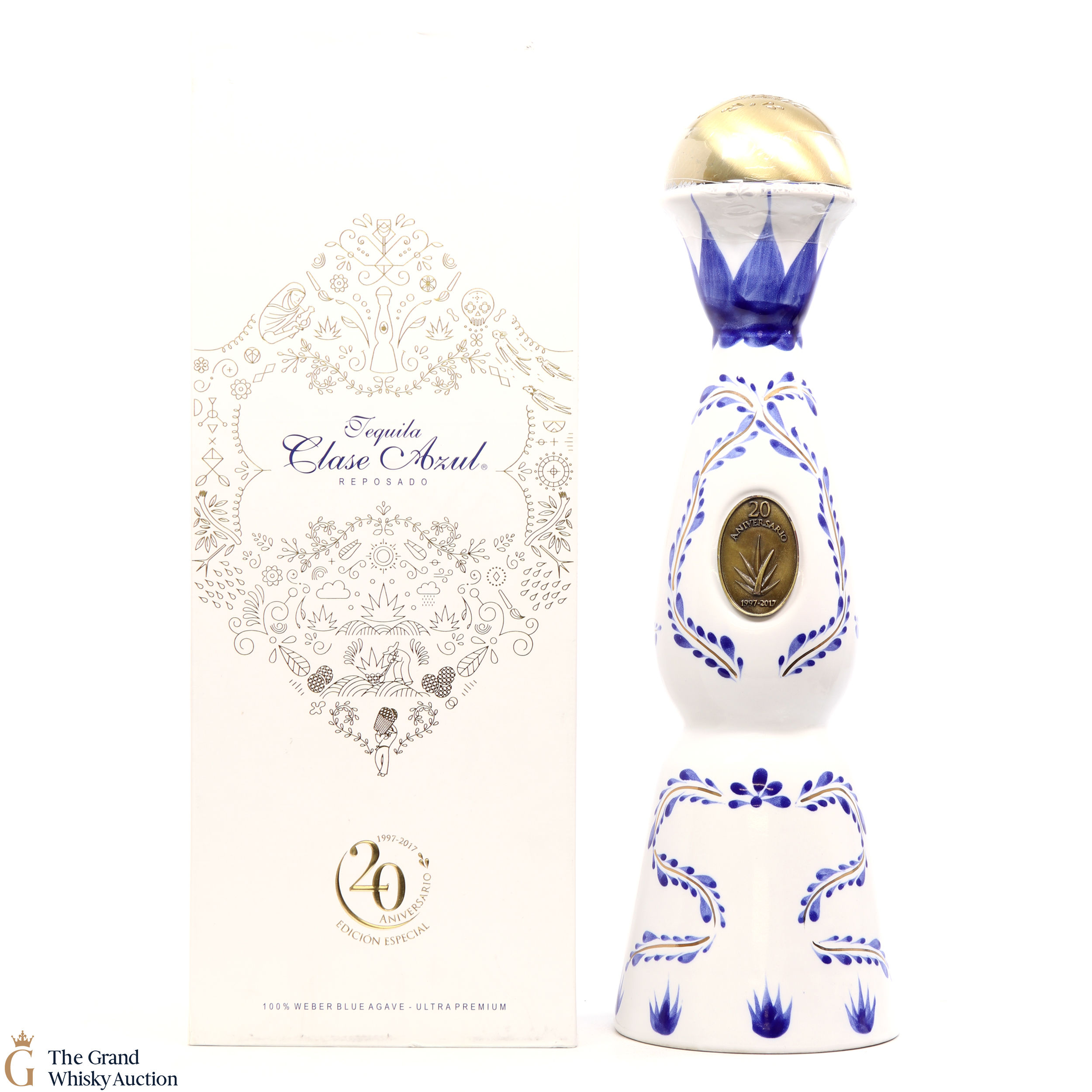 Clase Azul - Reposado (20th Anniversary) Tequila (75cl) Auction | The ...