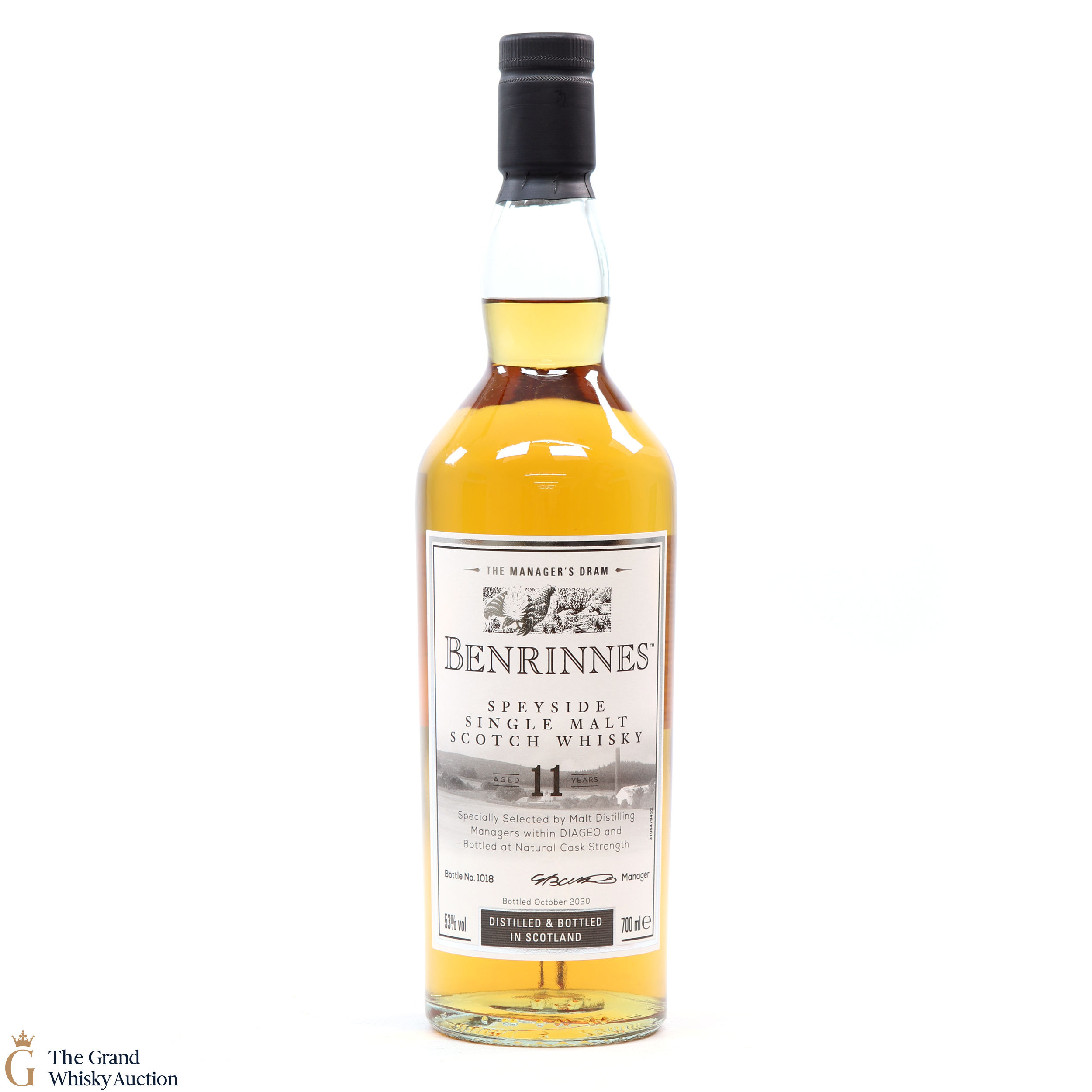 Benrinnes - 11 Year Old - The Manager's Dram 2020 Auction | The Grand ...