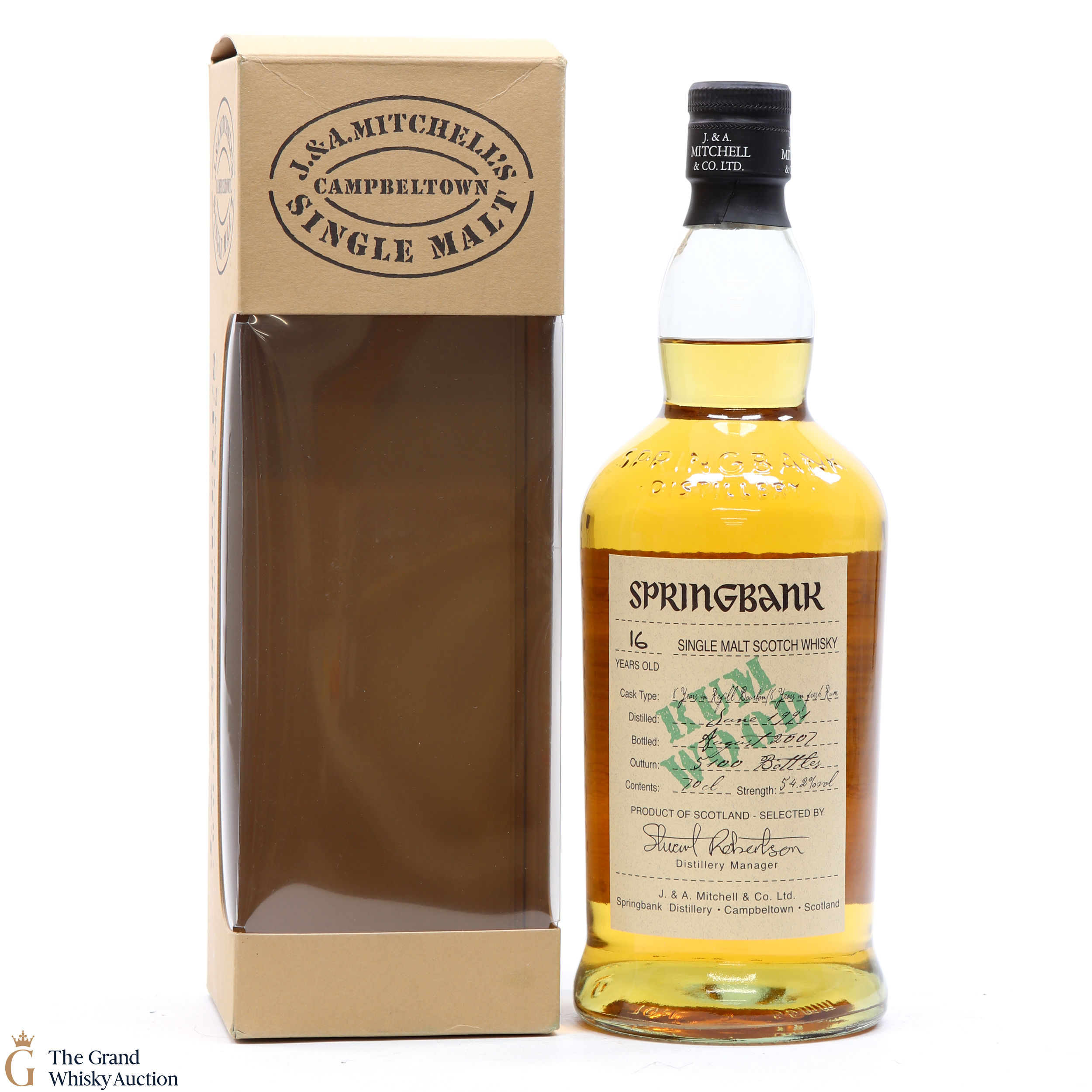 Springbank - 16 Year Old - Rum Wood (Limited Edition) Auction | The ...