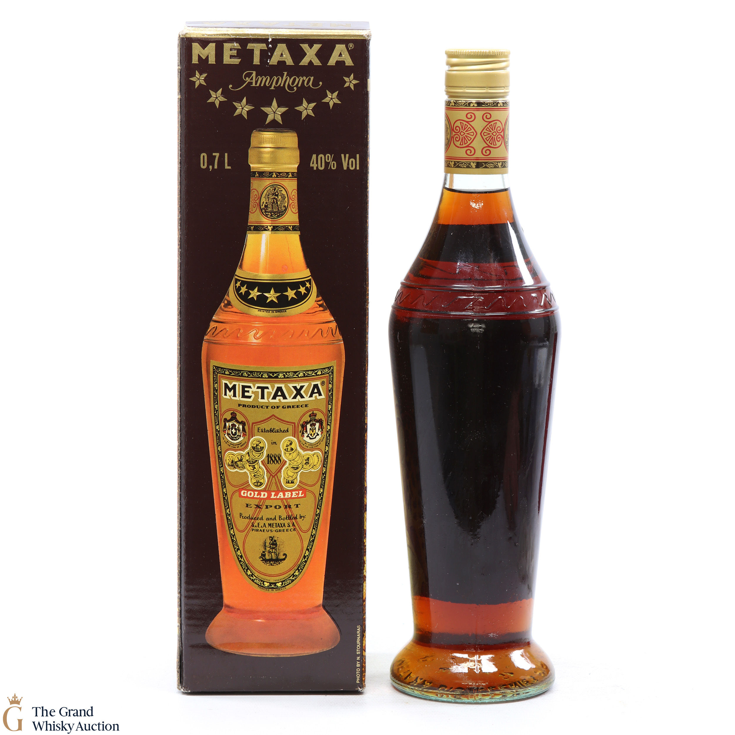 Metaxa - 7 Star - Golden Amphora - Greek Brandy Auction | The Grand ...