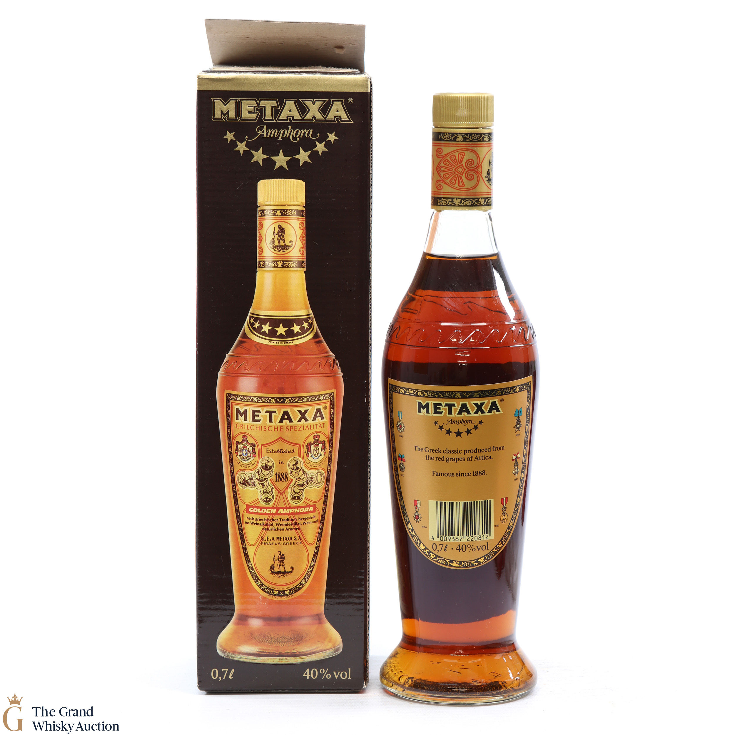 Metaxa - 7 Star - Golden Amphora - Greek Brandy Auction | The Grand ...