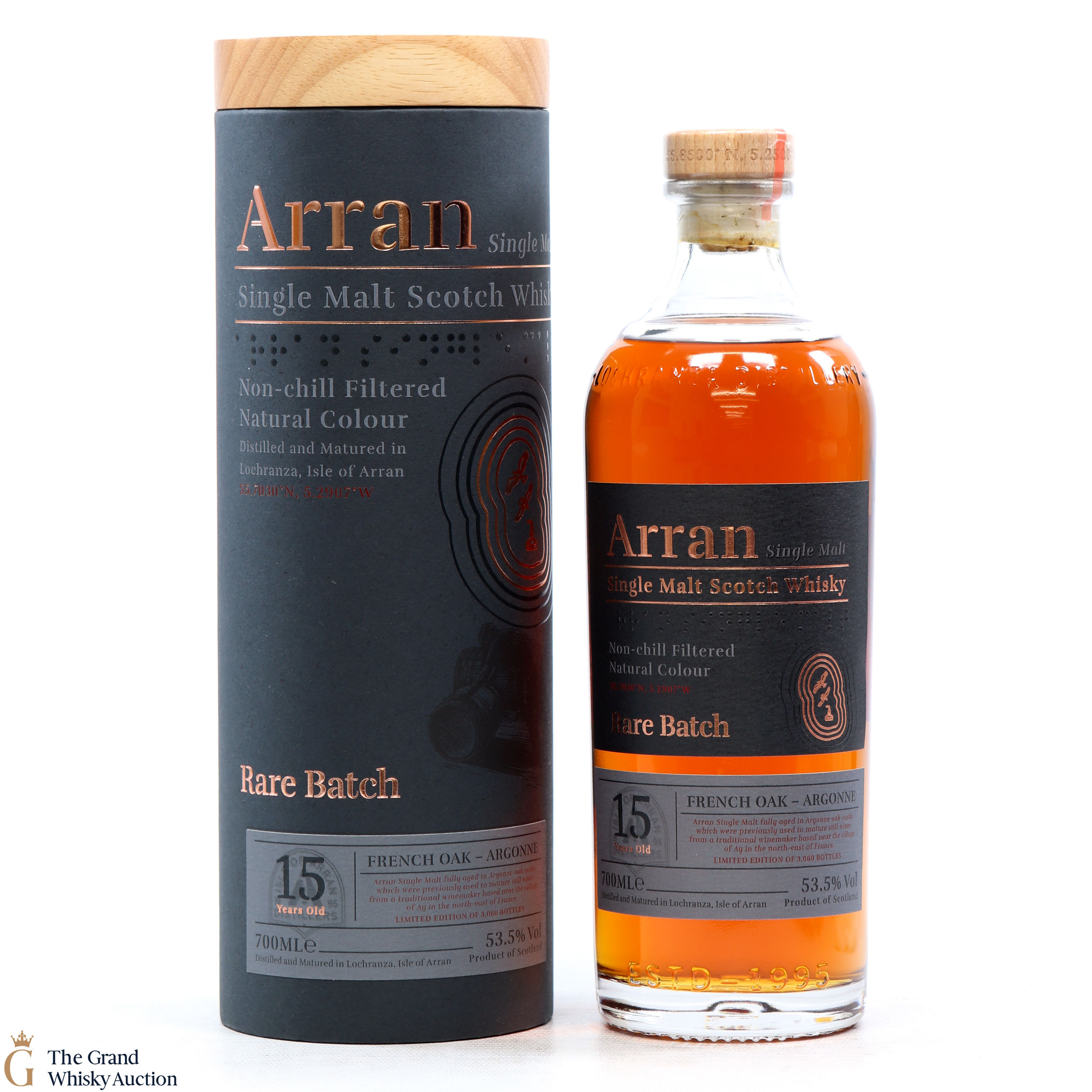 Arran -15 Year Old - French Oak Argonne - Rare Batch Auction | The ...