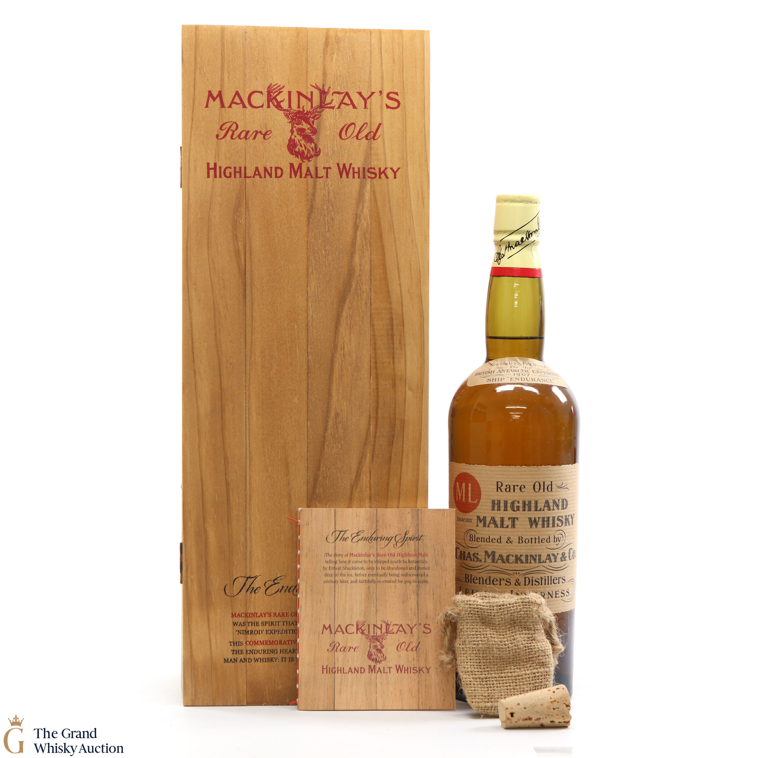 Mackinlay’s - Shackleton - Rare Old Highland Malt - Antarctic Auction ...