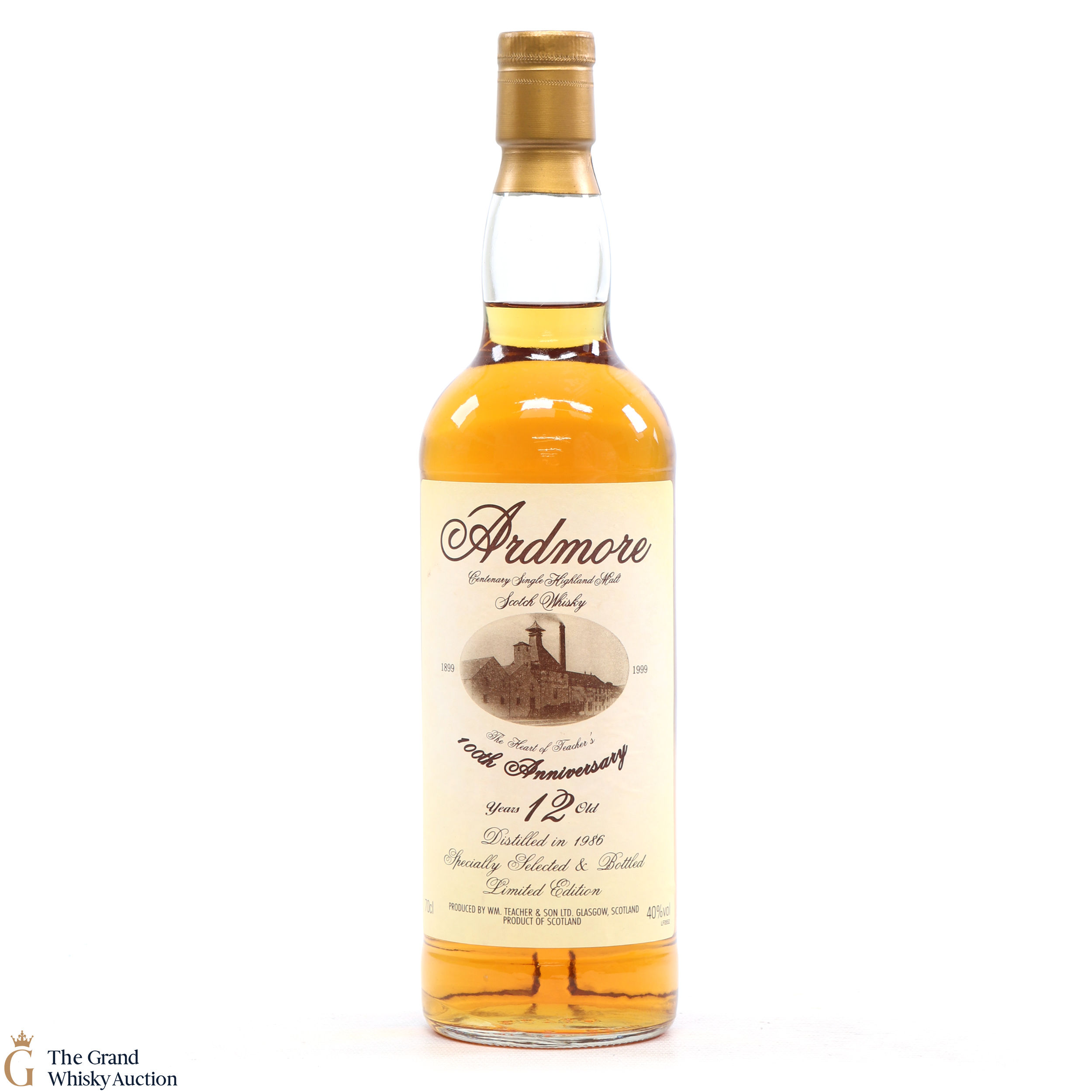 Ardmore - 12 Year Old 1986 100th Anniversary Auction | The Grand Whisky ...