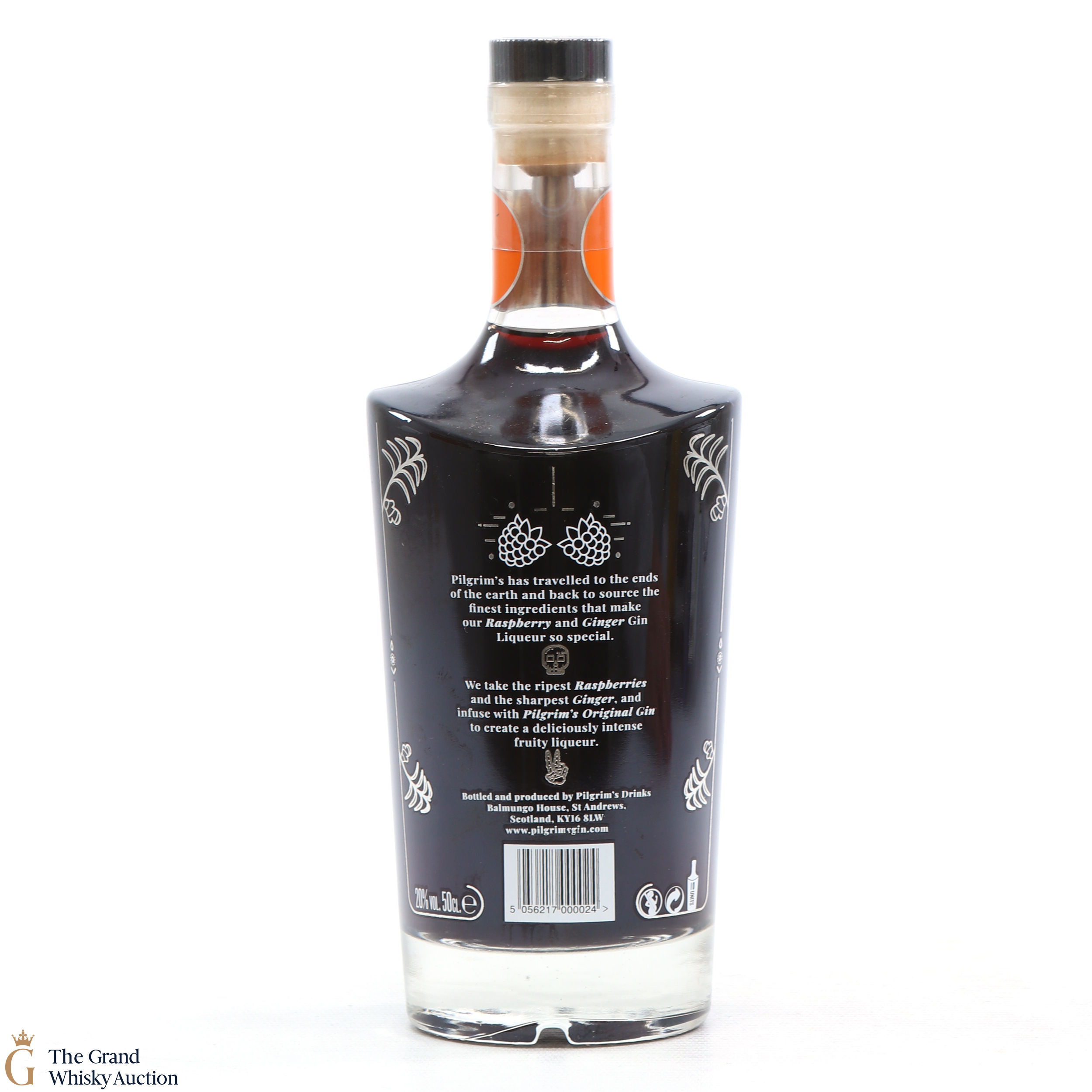 Pilgrim's - Raspberry & Ginger - Gin Liqueur Auction | The Grand Whisky ...