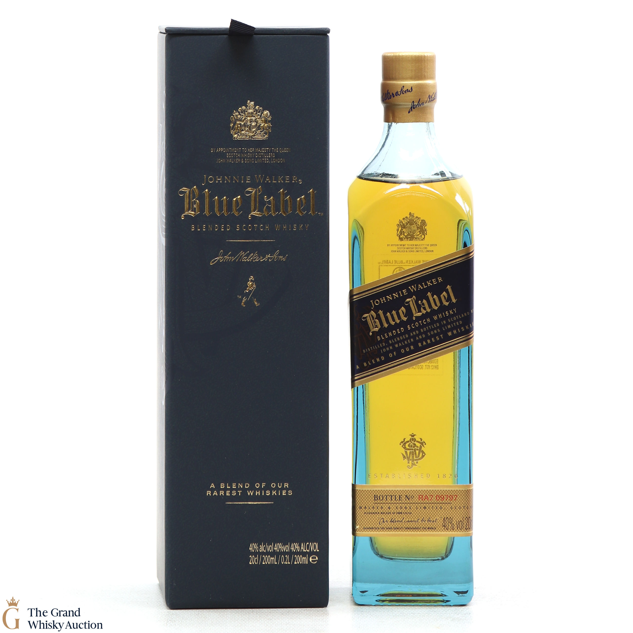 Johnnie Walker - Blue Label (20cl) Auction | The Grand Whisky Auction