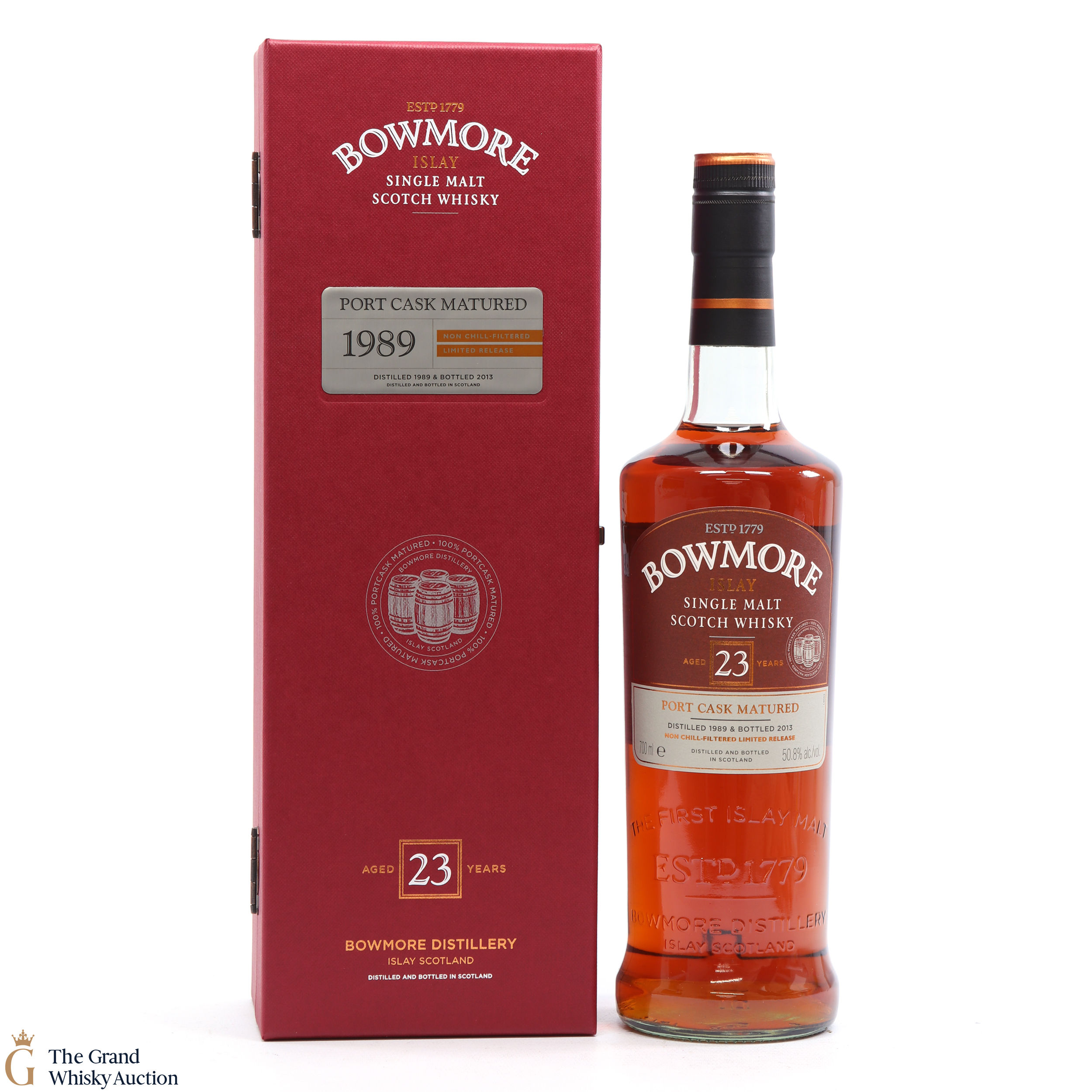 Bowmore - 23 Year Old (1989) Port Matured Auction | The Grand Whisky ...