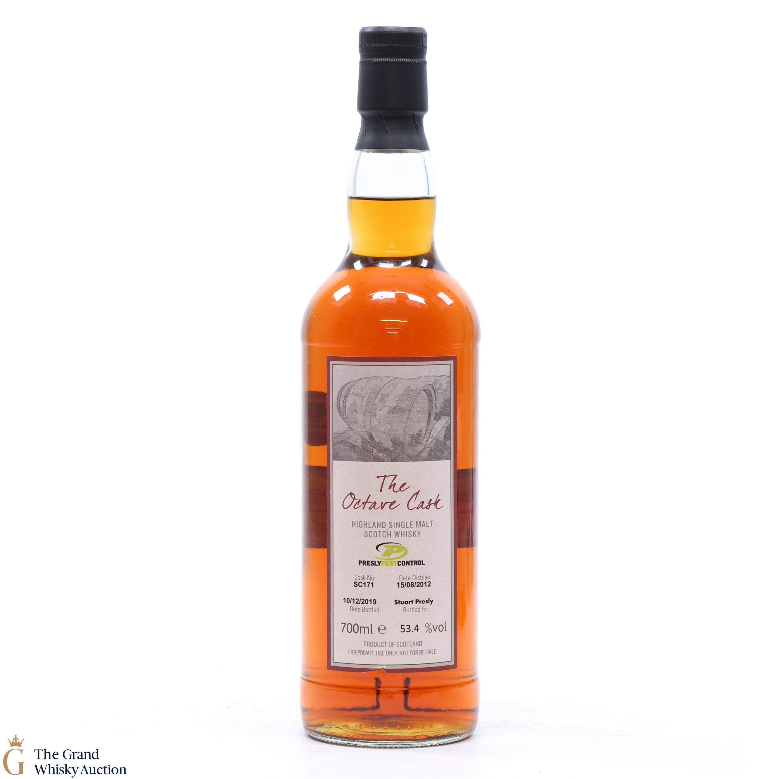 The Octave Cask - Presly Pest Control Auction | The Grand Whisky Auction