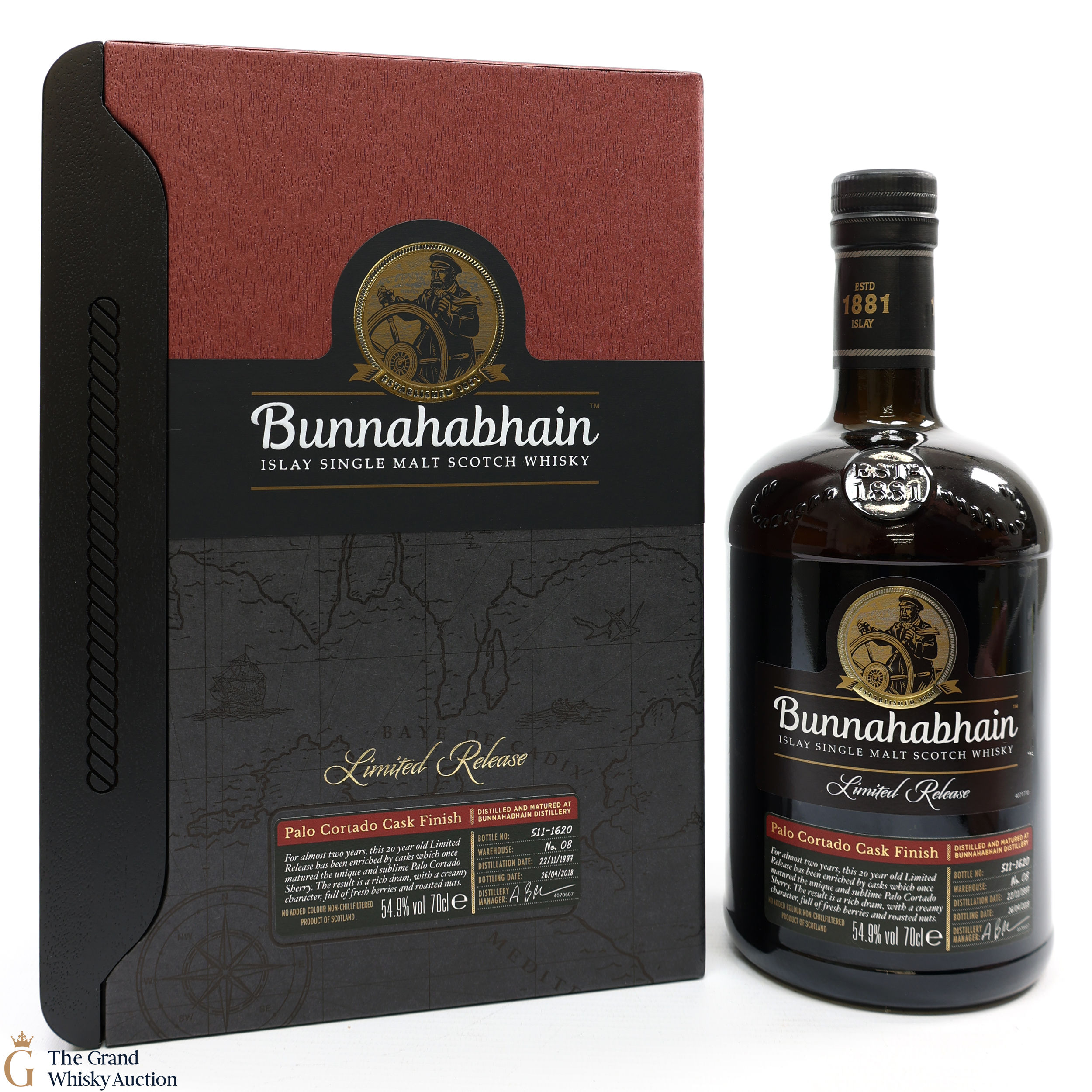 Bunnahabhain - 20 Year Old - 1997 Palo Cortado Cask Finish Auction ...