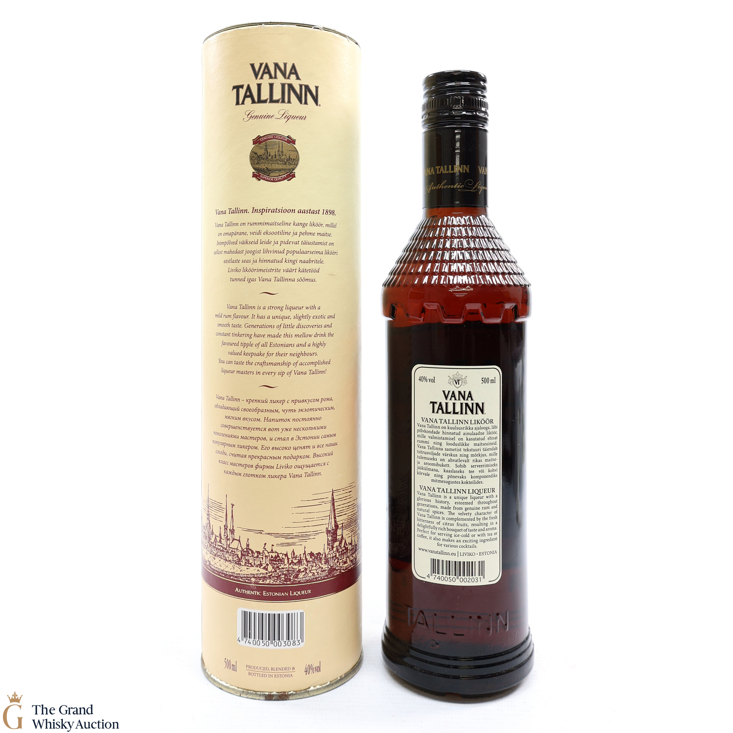 Vana Tallinn - Genuine Liqueur 50cl Auction | The Grand Whisky Auction