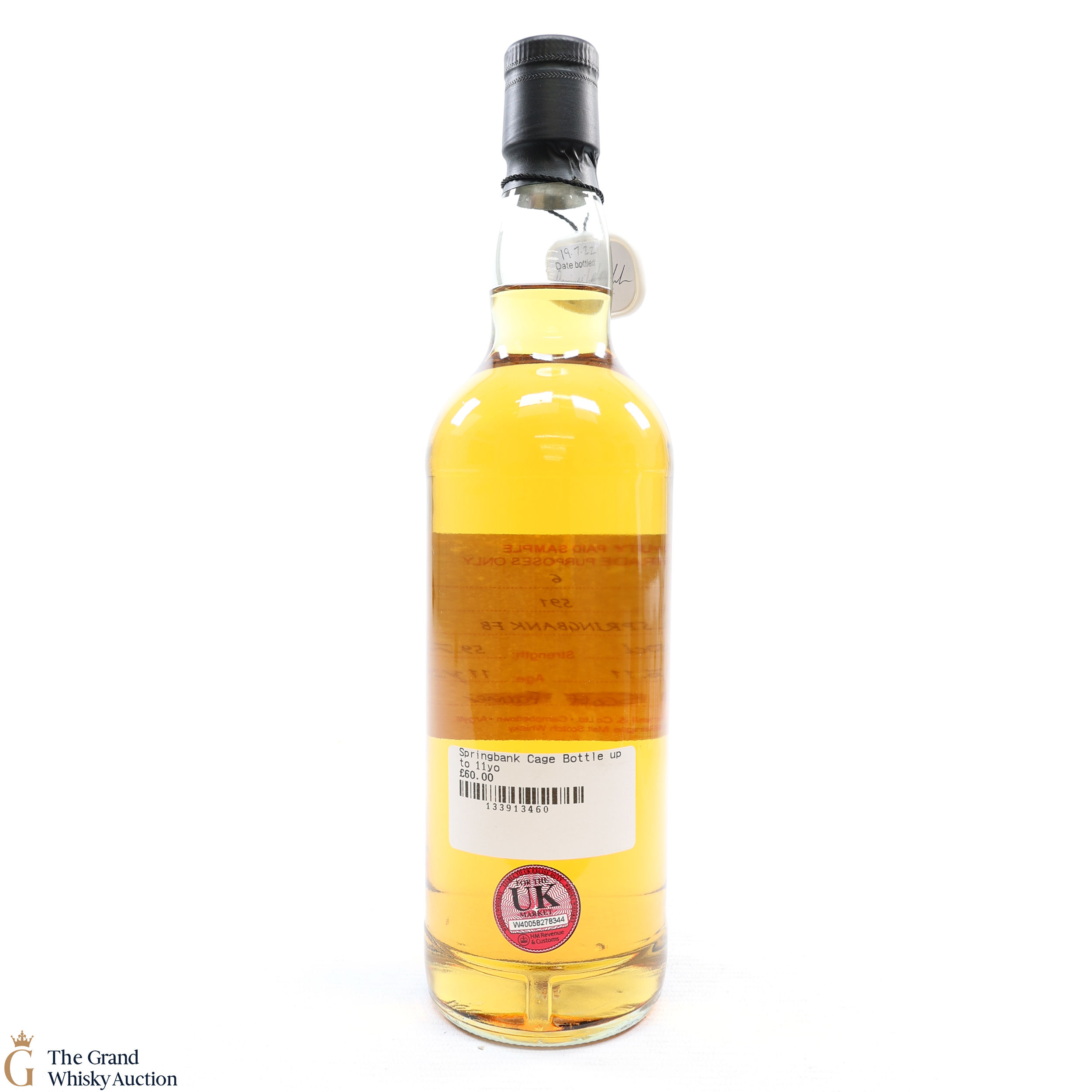 Springbank - 11 Year Old 2011 Fresh Barrel Duty Paid Sample Auction ...