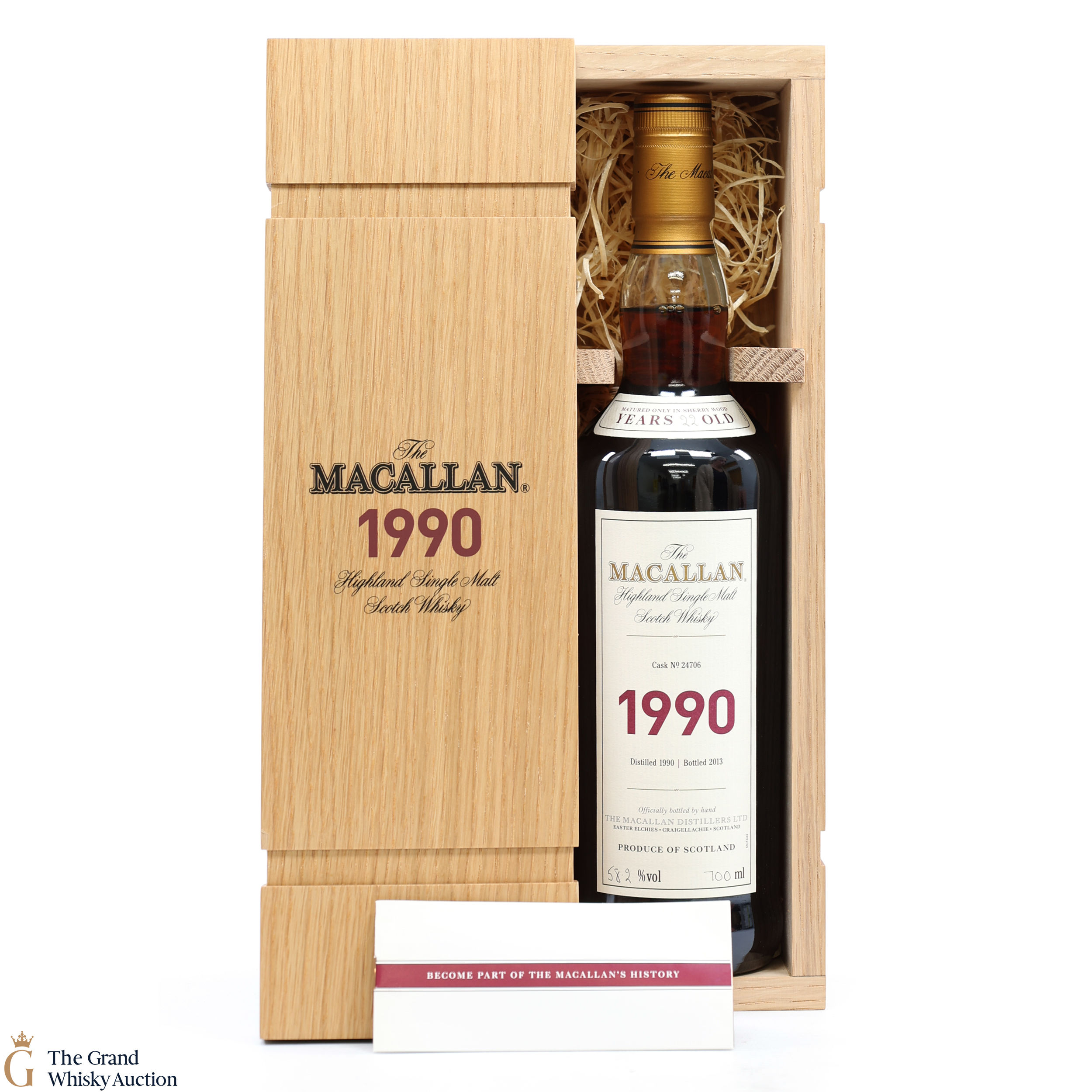 Macallan - 22 Year Old 1990 #24706 Fine & Rare Auction | The Grand ...