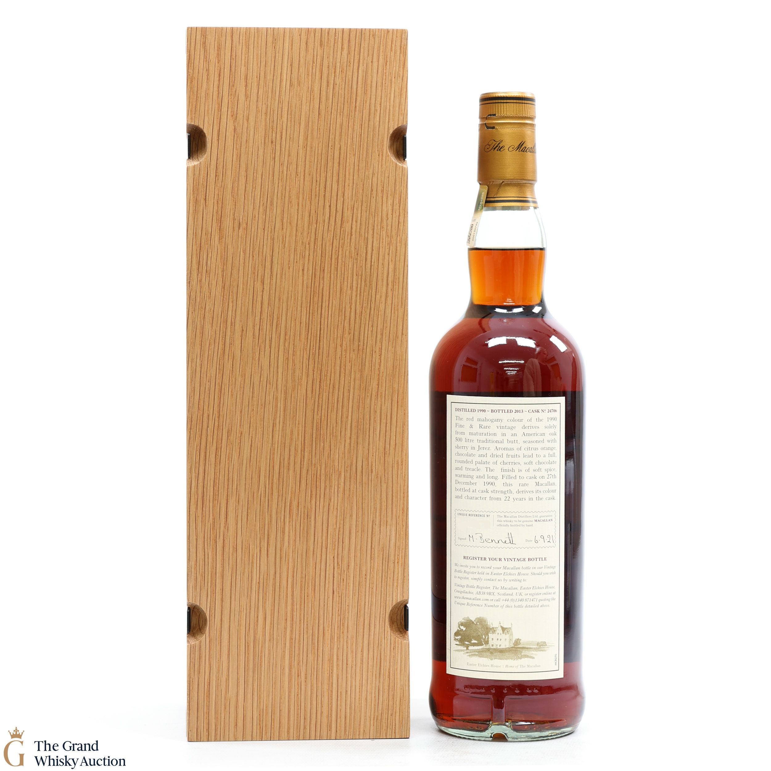 Macallan - 22 Year Old 1990 #24706 Fine & Rare Auction | The Grand ...