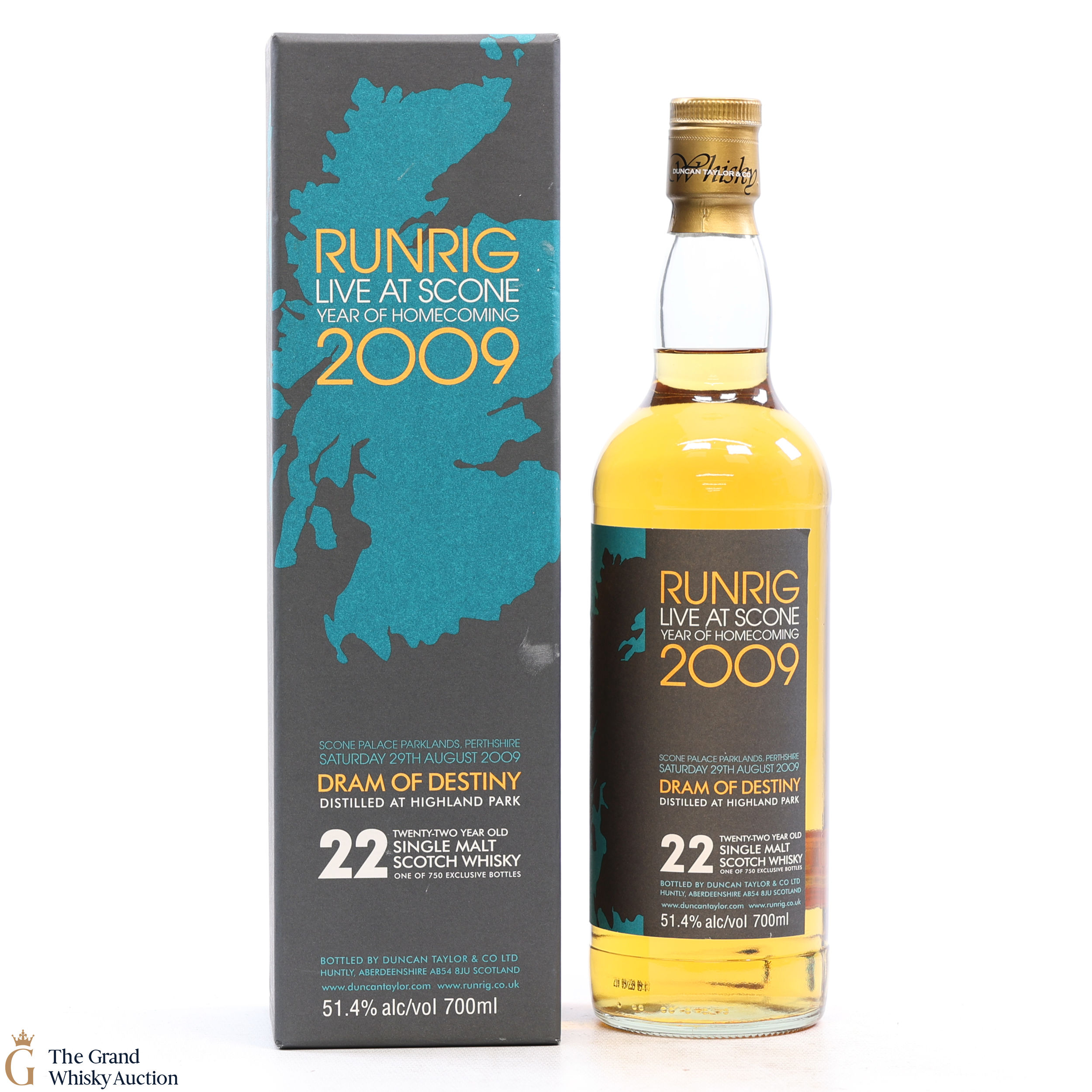 Highland Park - 22 Year Old - Runrig 2009 Dram of Destiny (Duncan ...