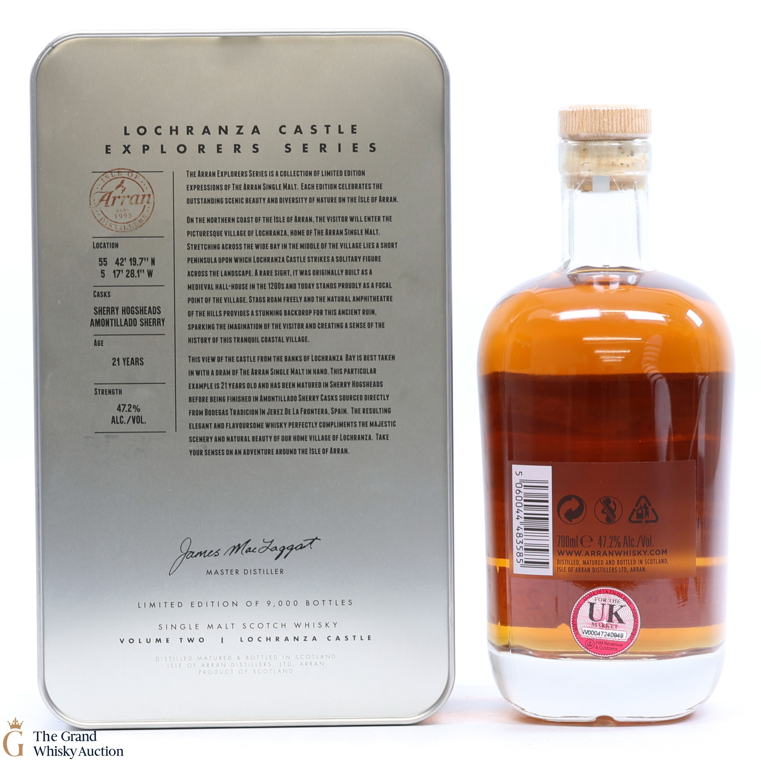 Arran - 21 Year Old - The Explorers Series - Lochranza Castle - Vol. 2 ...