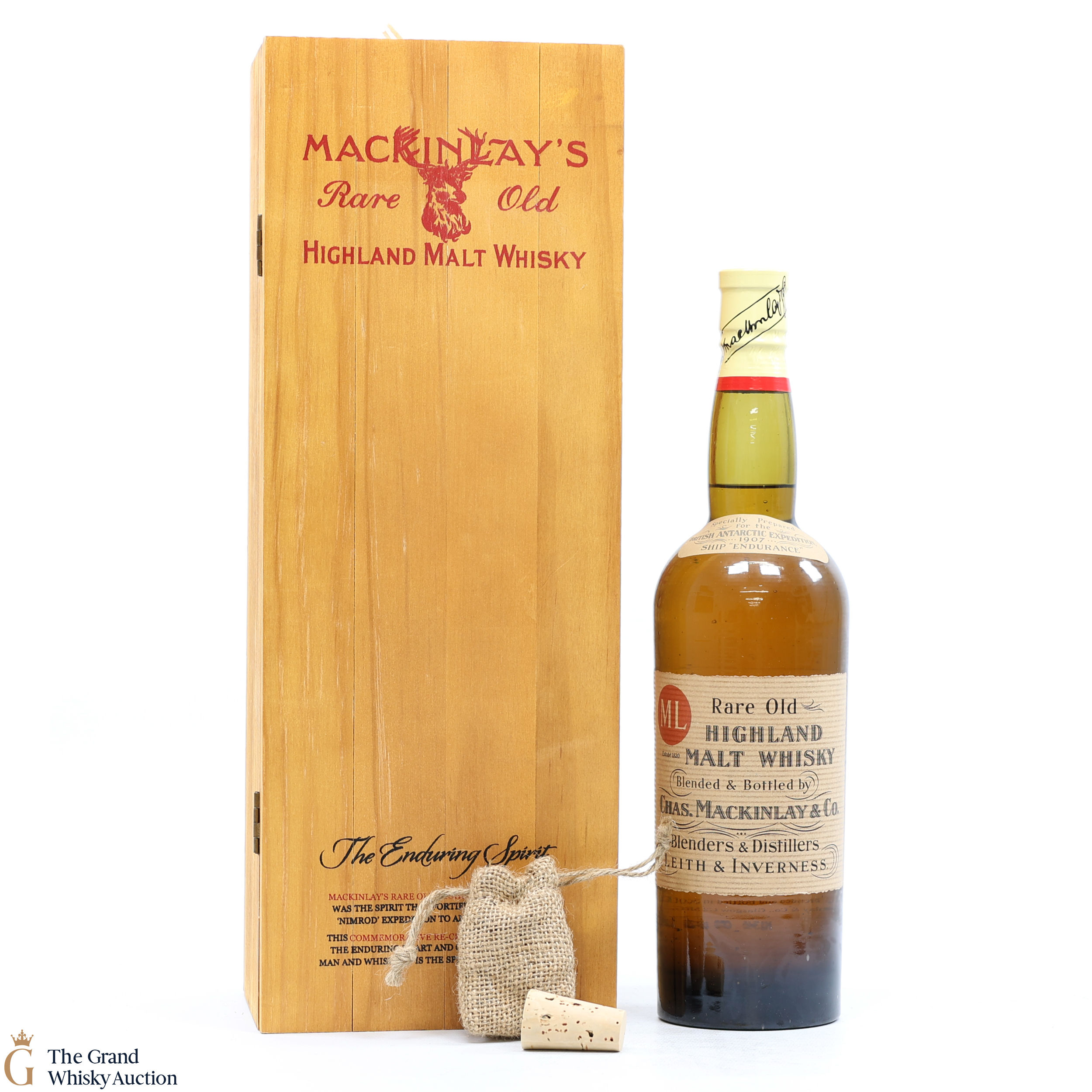 Mackinlay’s - Shackleton - Rare Old Highland Malt - Antarctic Auction ...