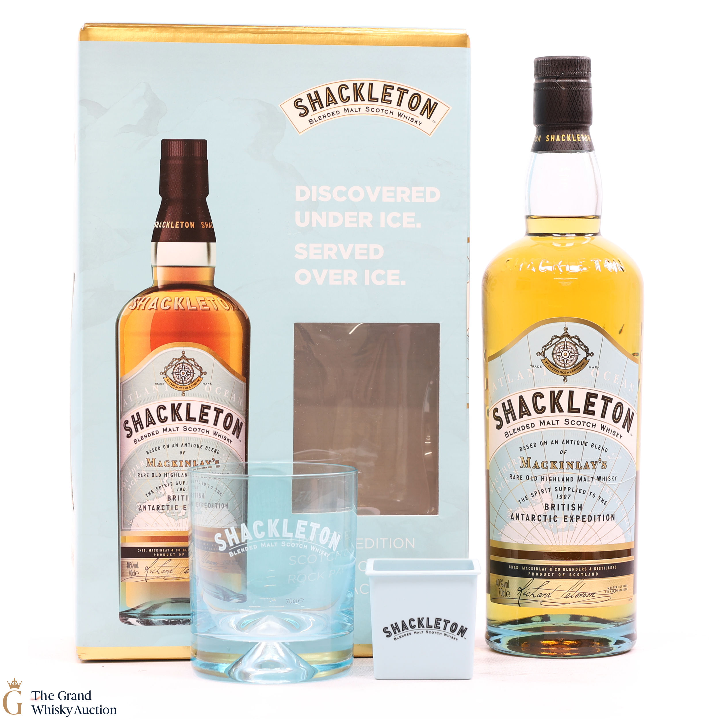 Mackinlay’s - Shackleton - Rare Old Highland Malt Antarctic - Scotch on ...