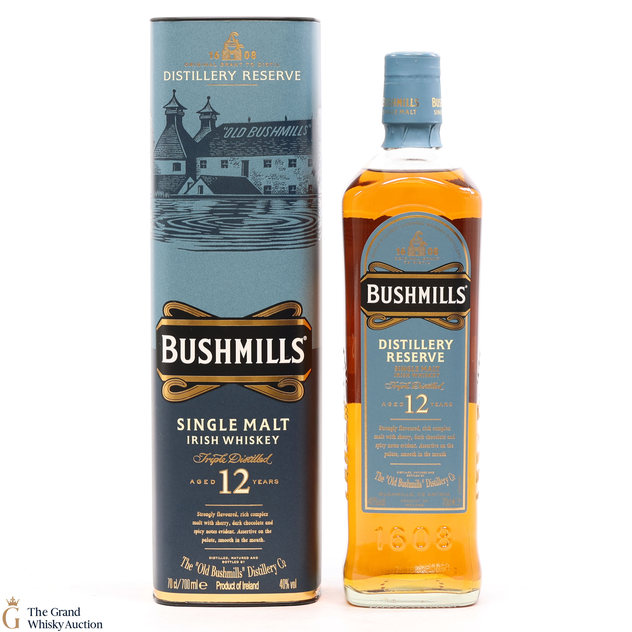 Bushmills - 12 Year Old - Distillery Reserve Auction | The Grand Whisky ...