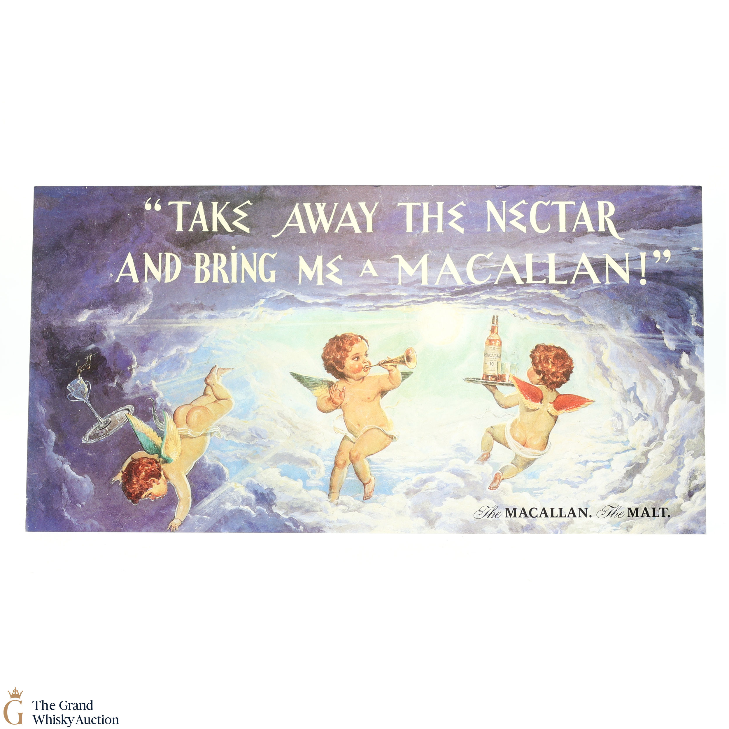 Macallan - 1990s Advertisement Poster - "Take away the nectar and bring ...