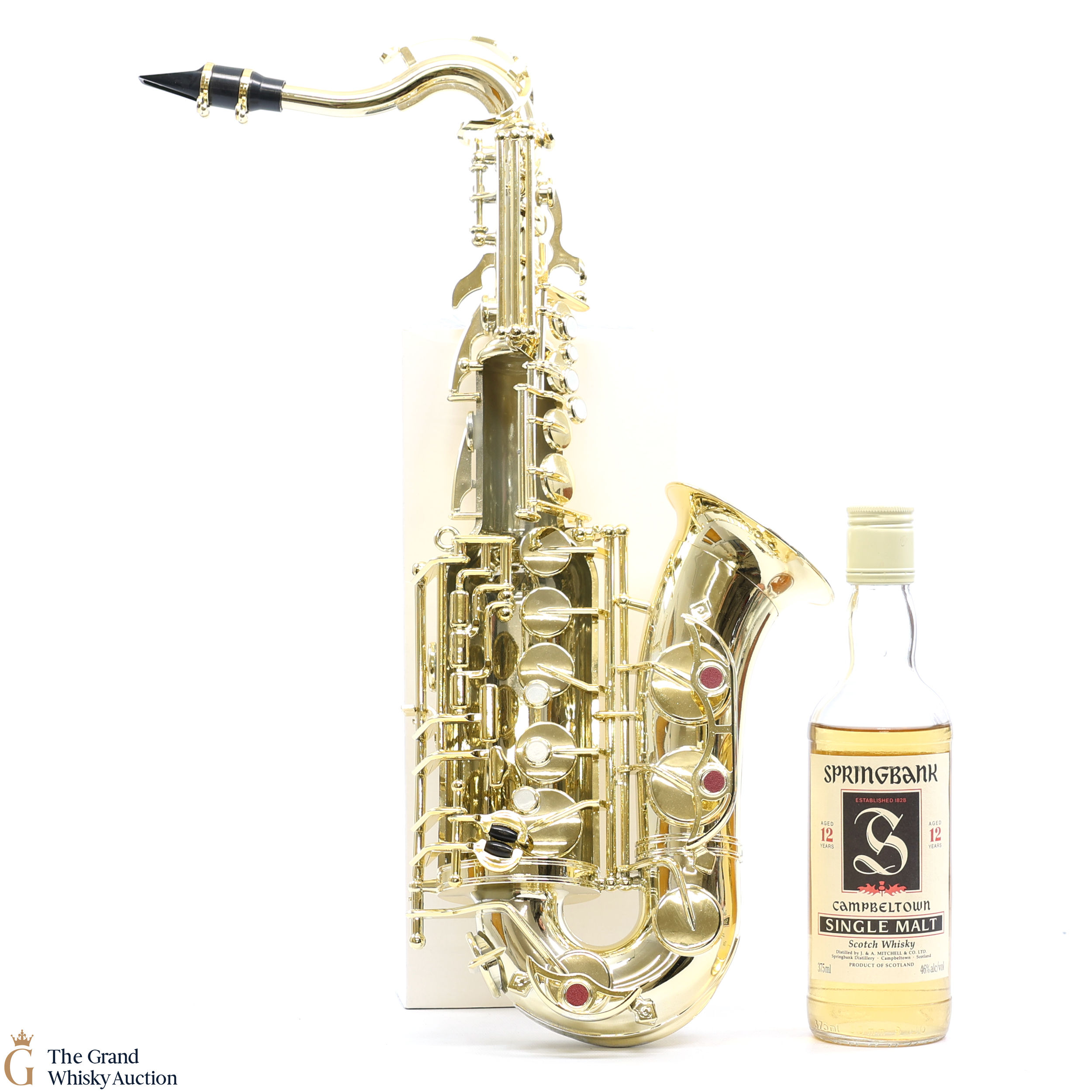 Springbank - 12 Year Old 37.5cl Saxophone Auction | The Grand Whisky ...