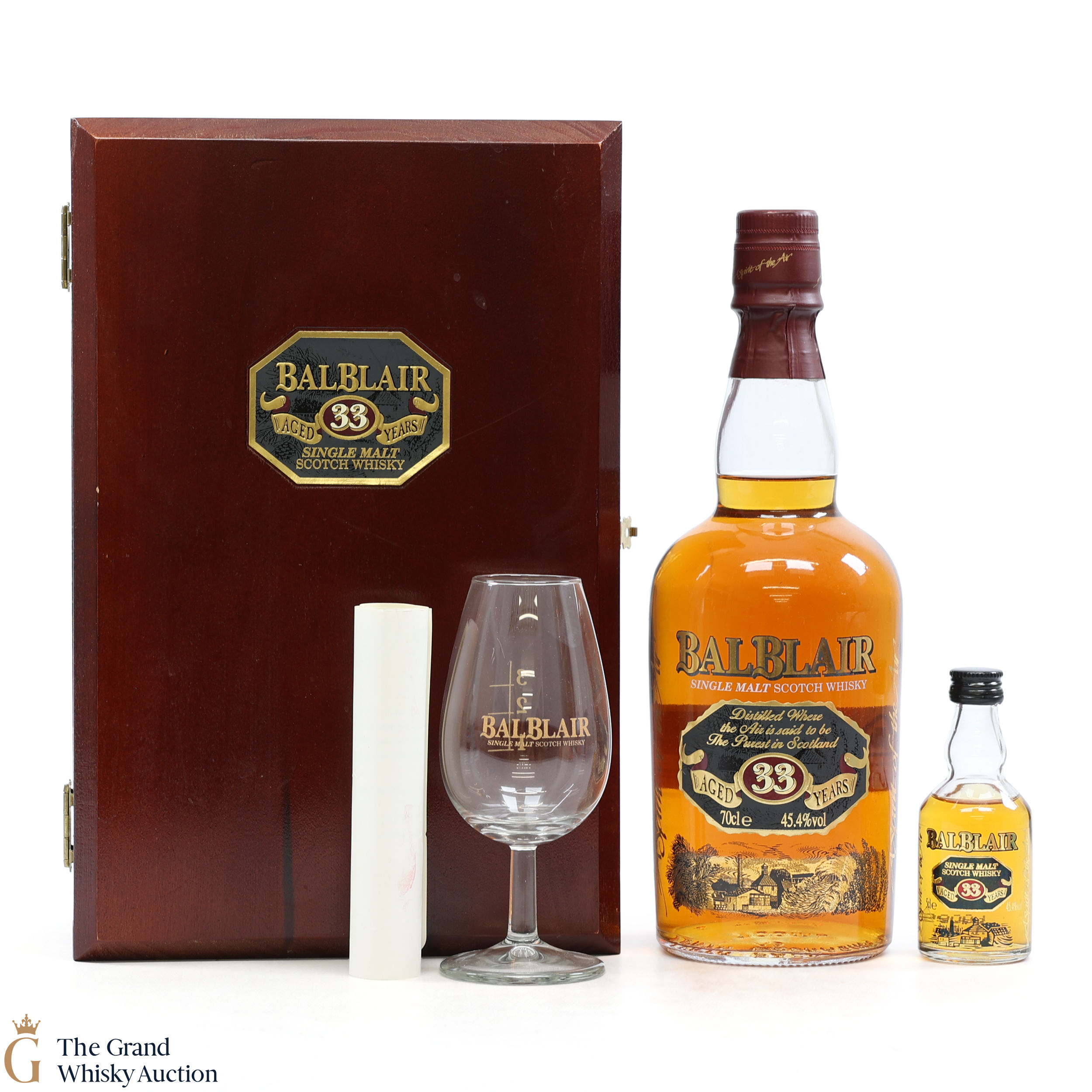 Balblair - 33 Year Old - Limited Edition - With Glass & Mini Auction ...