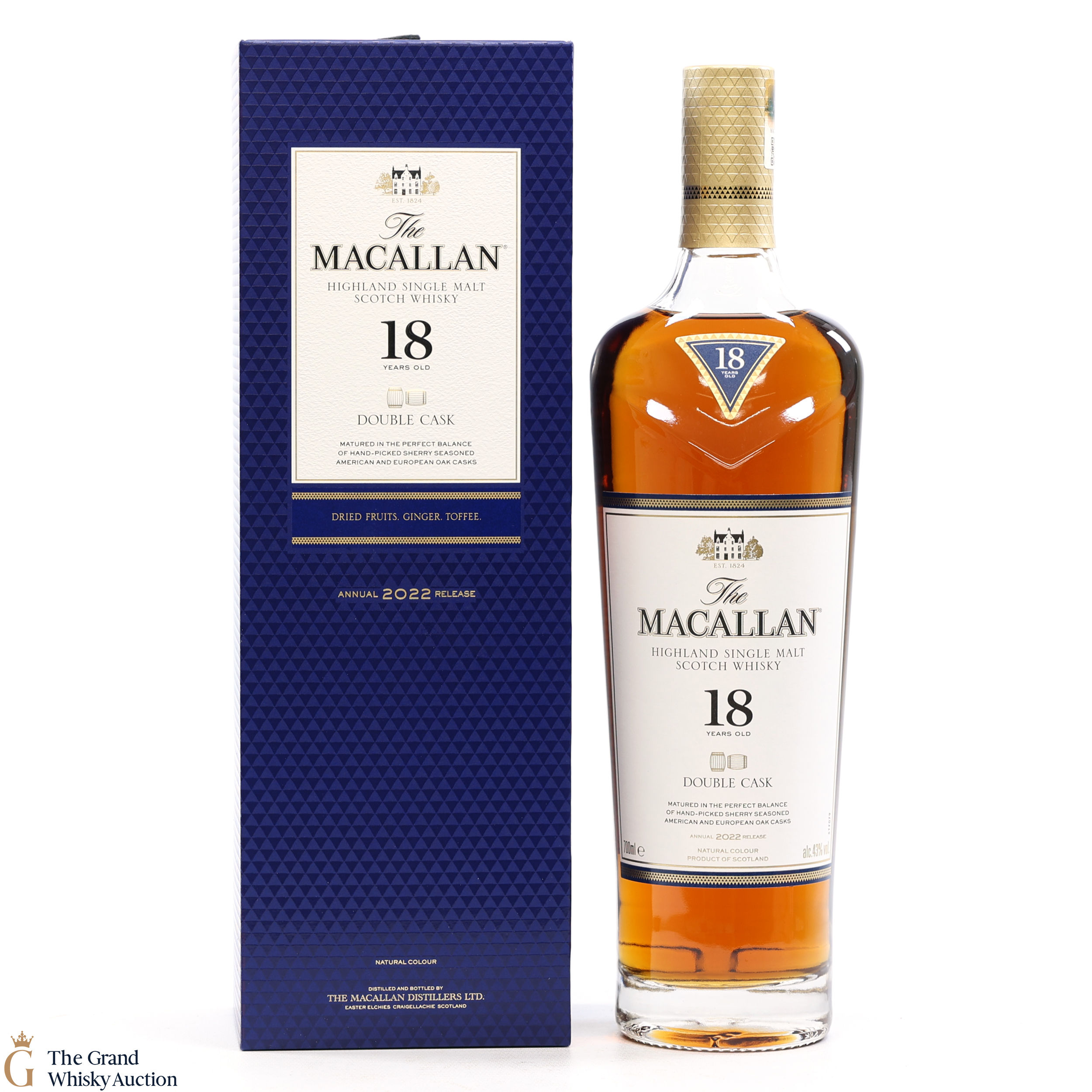 Macallan - 18 Year Old - Double Cask 2022 Auction | The Grand Whisky Auction