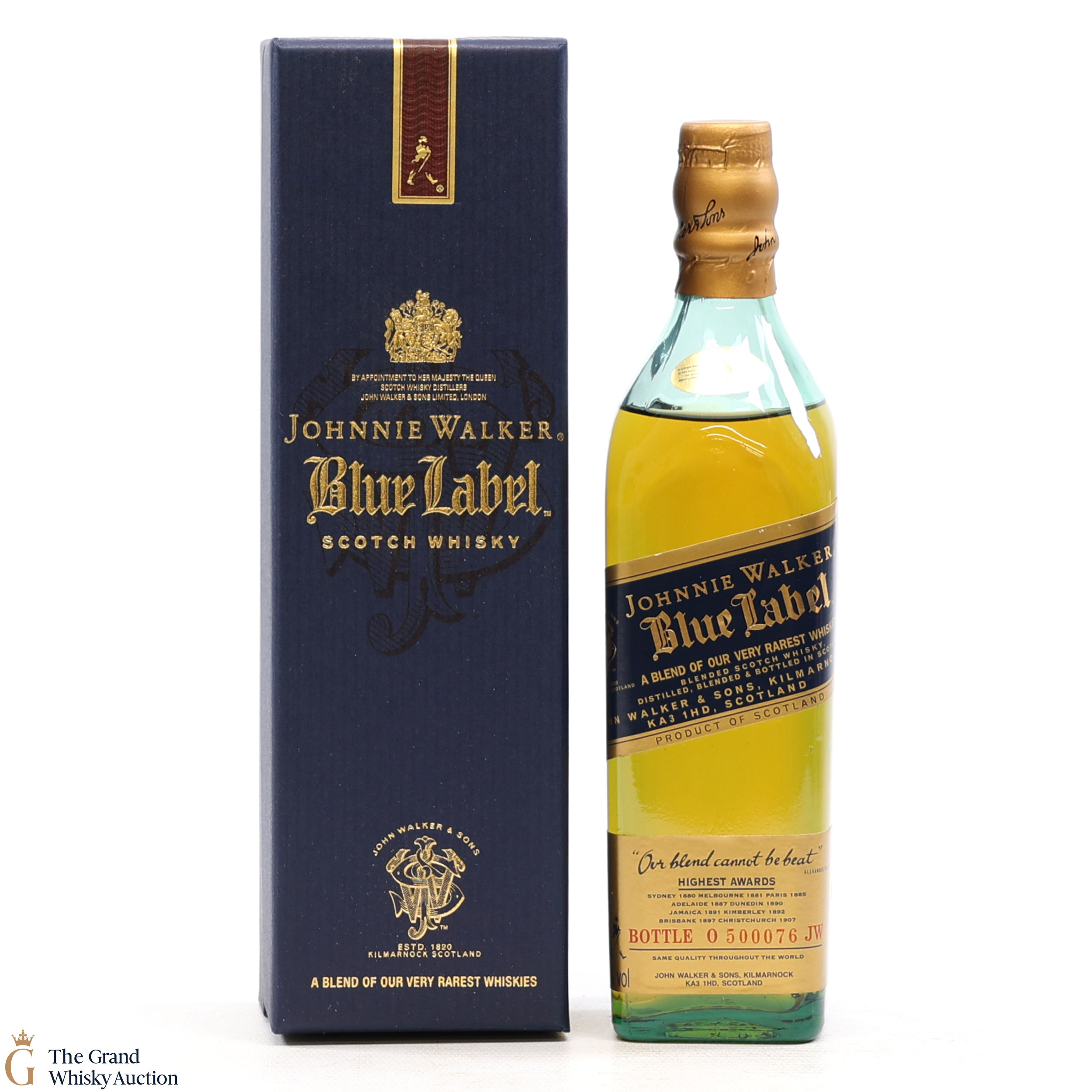 Johnnie Walker - Blue Label (20cl) Auction | The Grand Whisky Auction