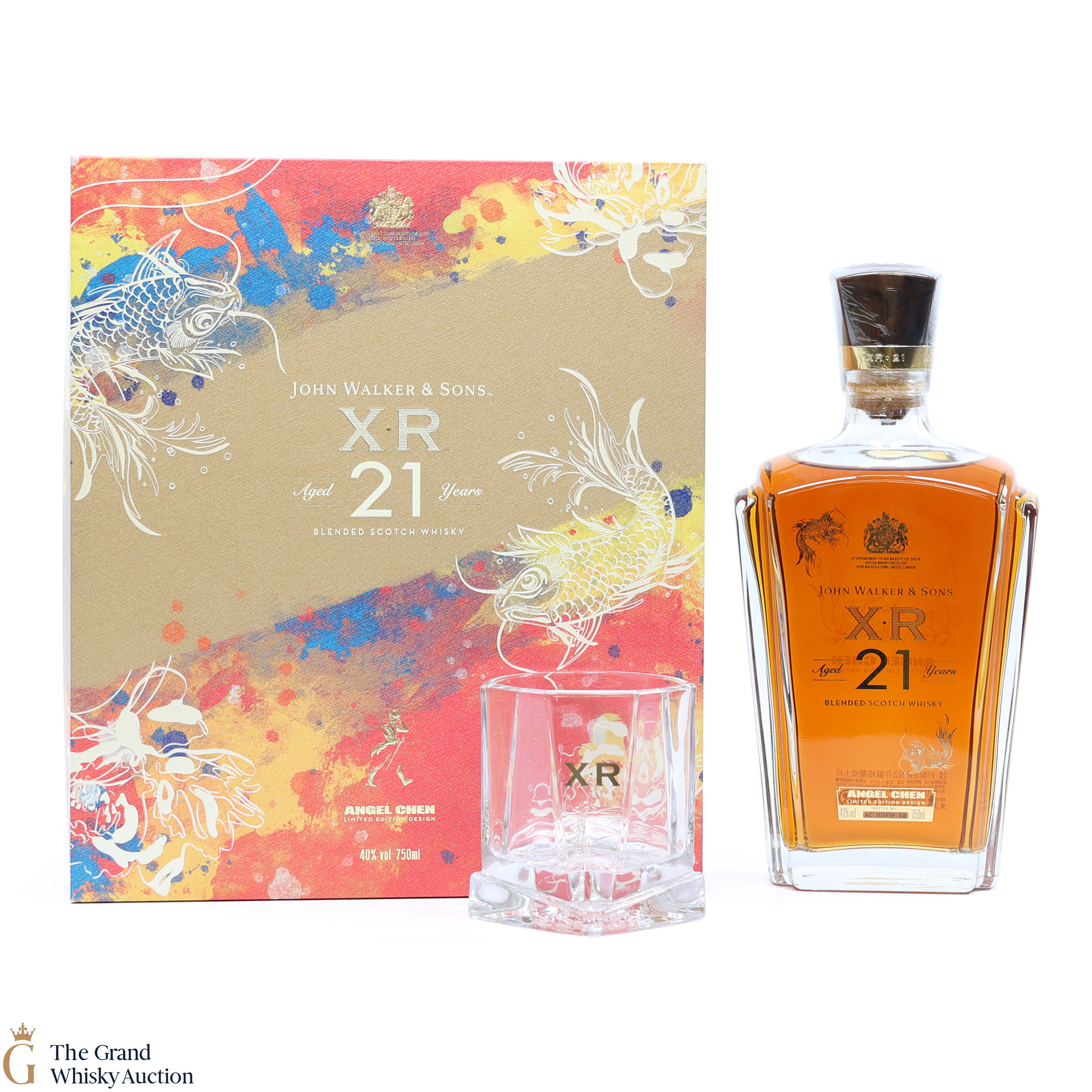 Johnnie Walker - 21 Year Old - XR Angel Chen 75cl Auction | The Grand ...