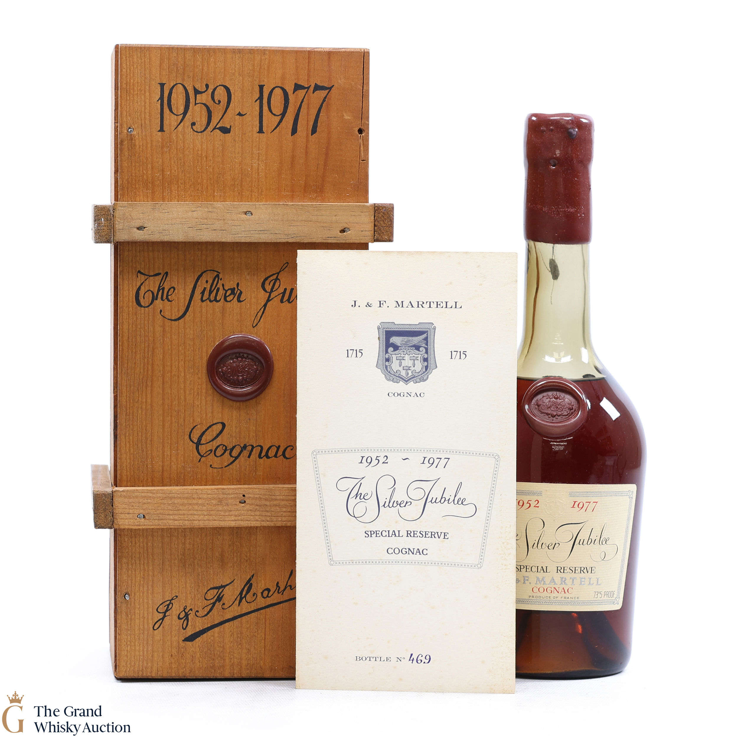 Martell Silver Jubilee Cognac (1952-1977) Auction | The Grand Whisky ...